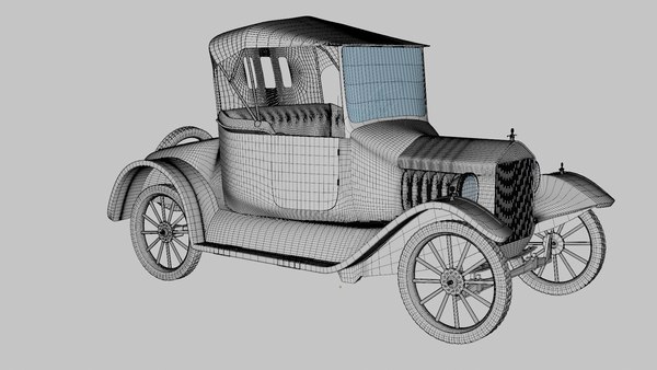 1925 Ford Model T with interior 3D model - TurboSquid 2023627