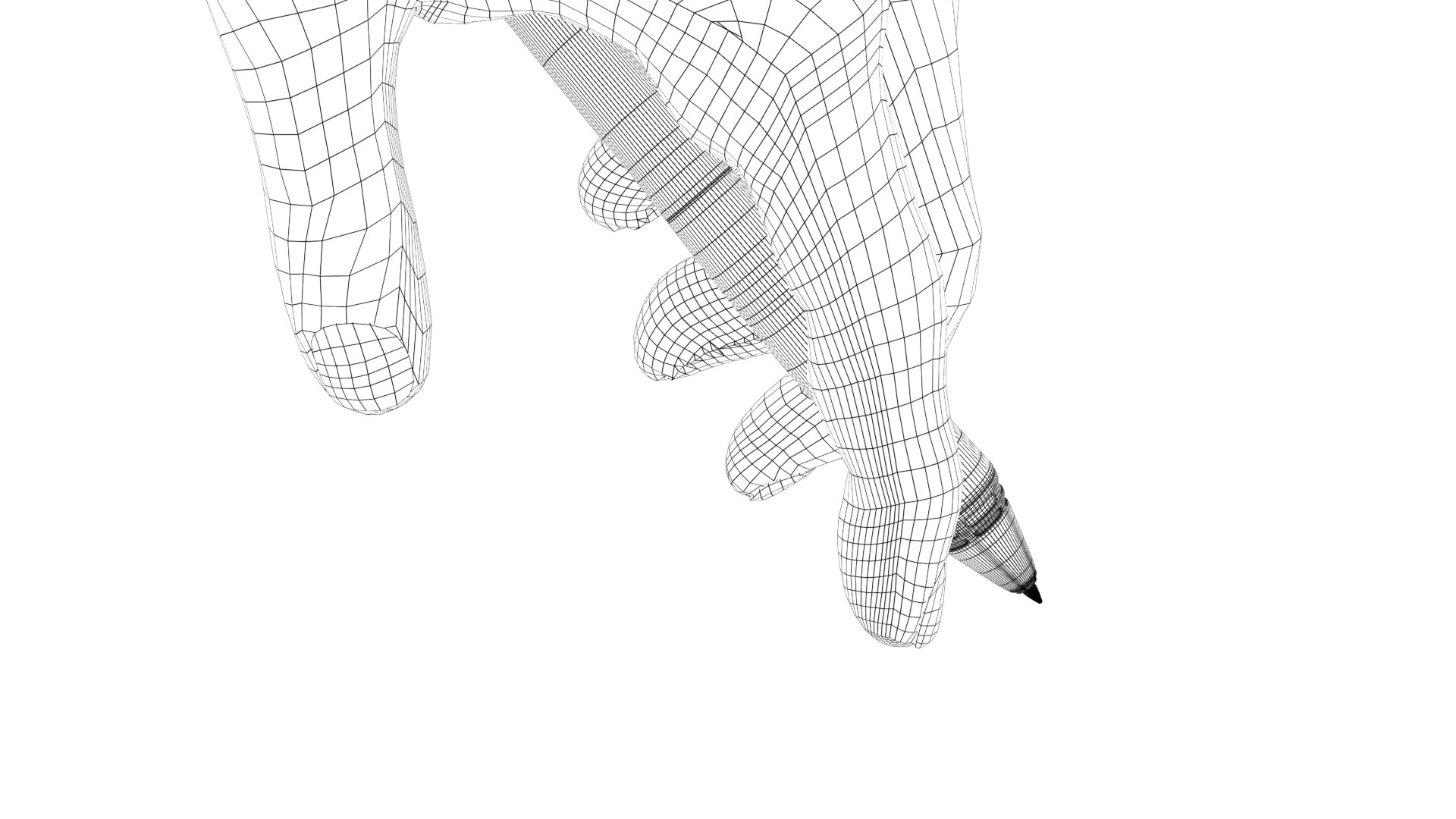 Graphic Hand 3D Model - TurboSquid 1987459