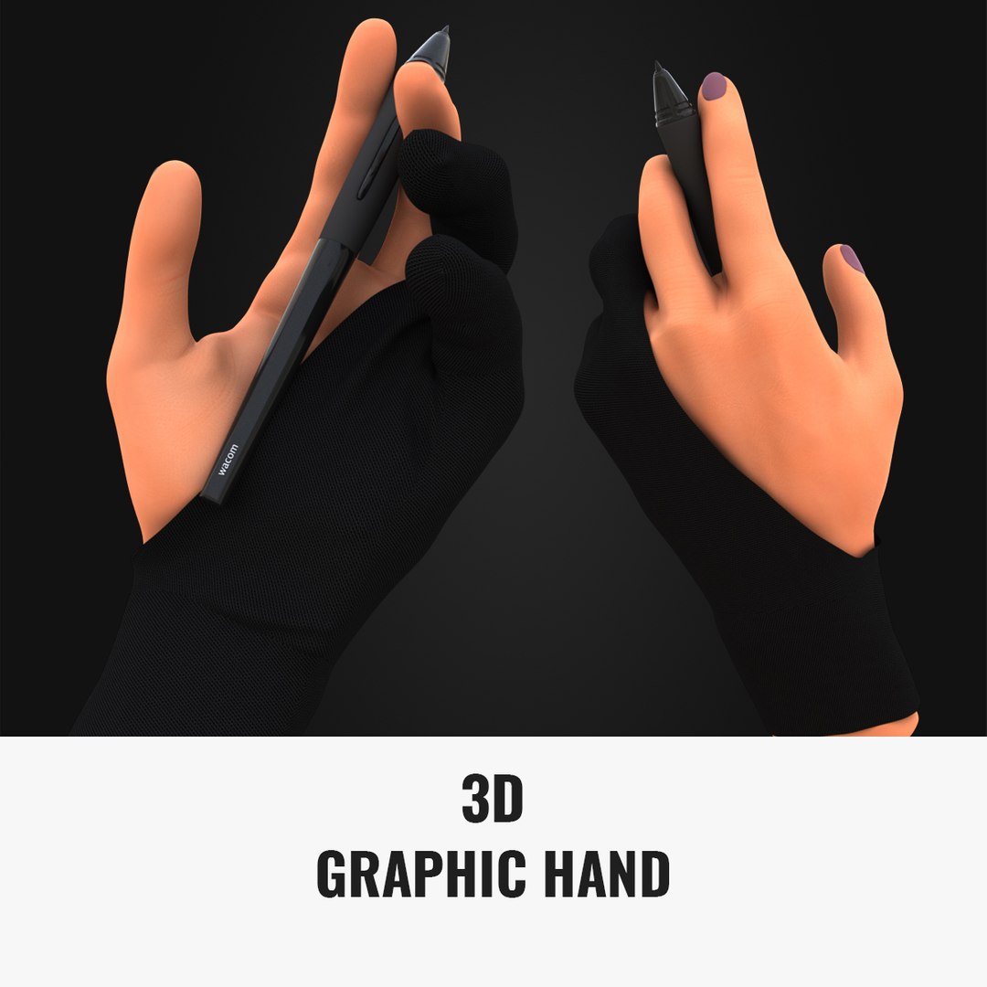 Graphic Hand 3D Model - TurboSquid 1987459