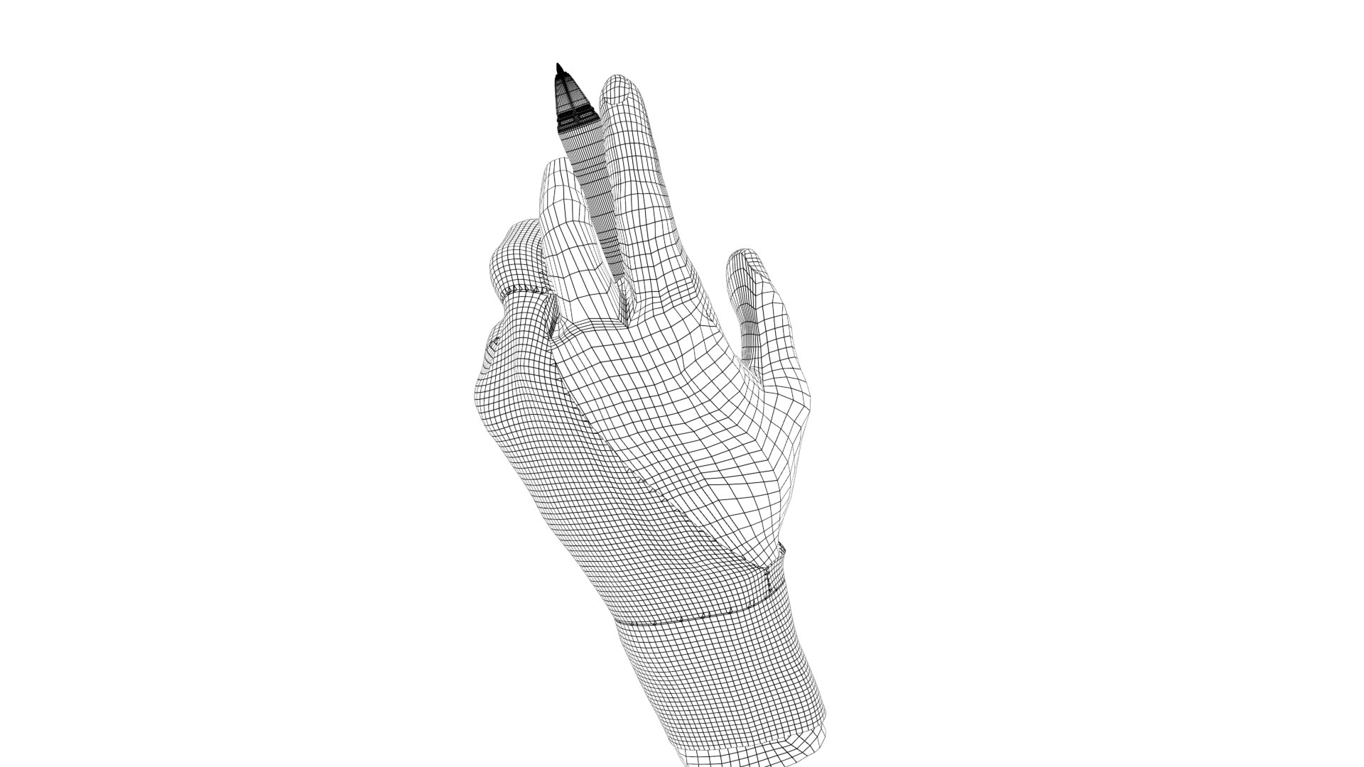 Graphic Hand 3D Model - TurboSquid 1987459