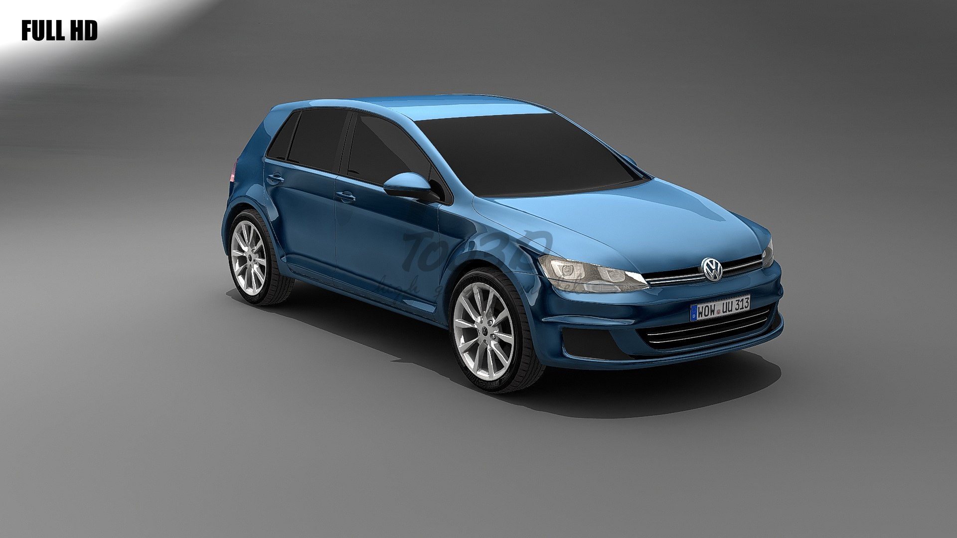 3d Model Golf Mk7