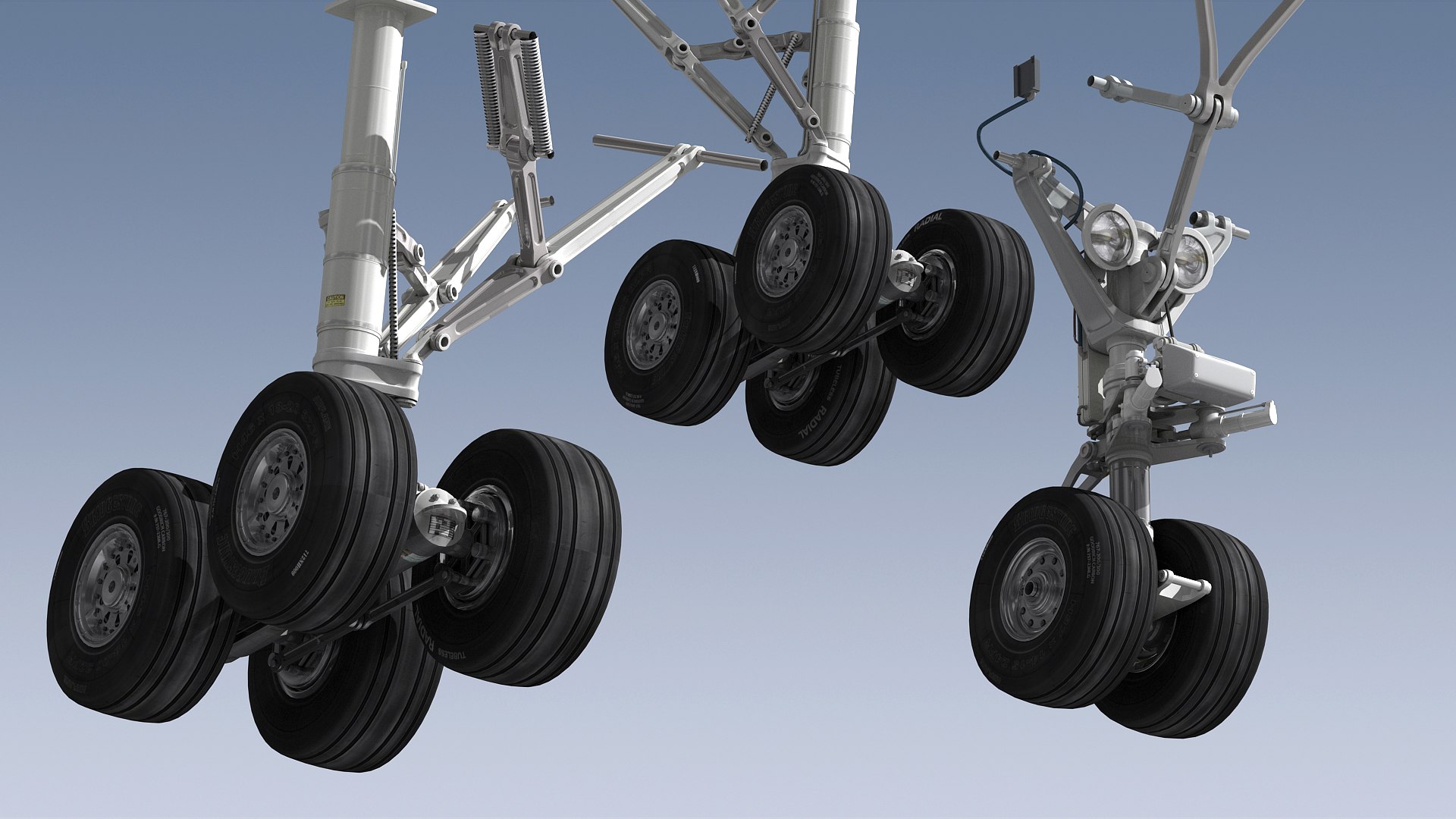 3D Boeing 767 Landing Gears Model - TurboSquid 2362947