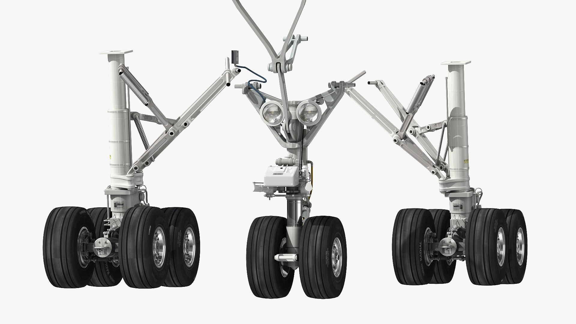 3D Boeing 767 Landing Gears Model - TurboSquid 2362947