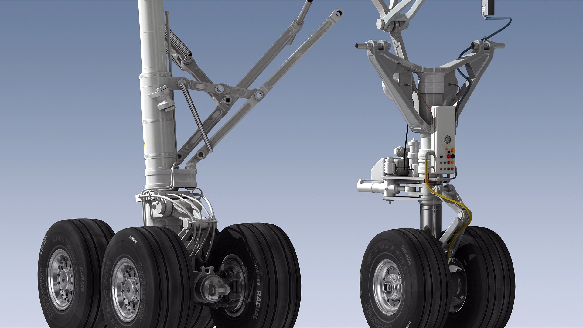 3D Boeing 767 Landing Gears Model - TurboSquid 2362947