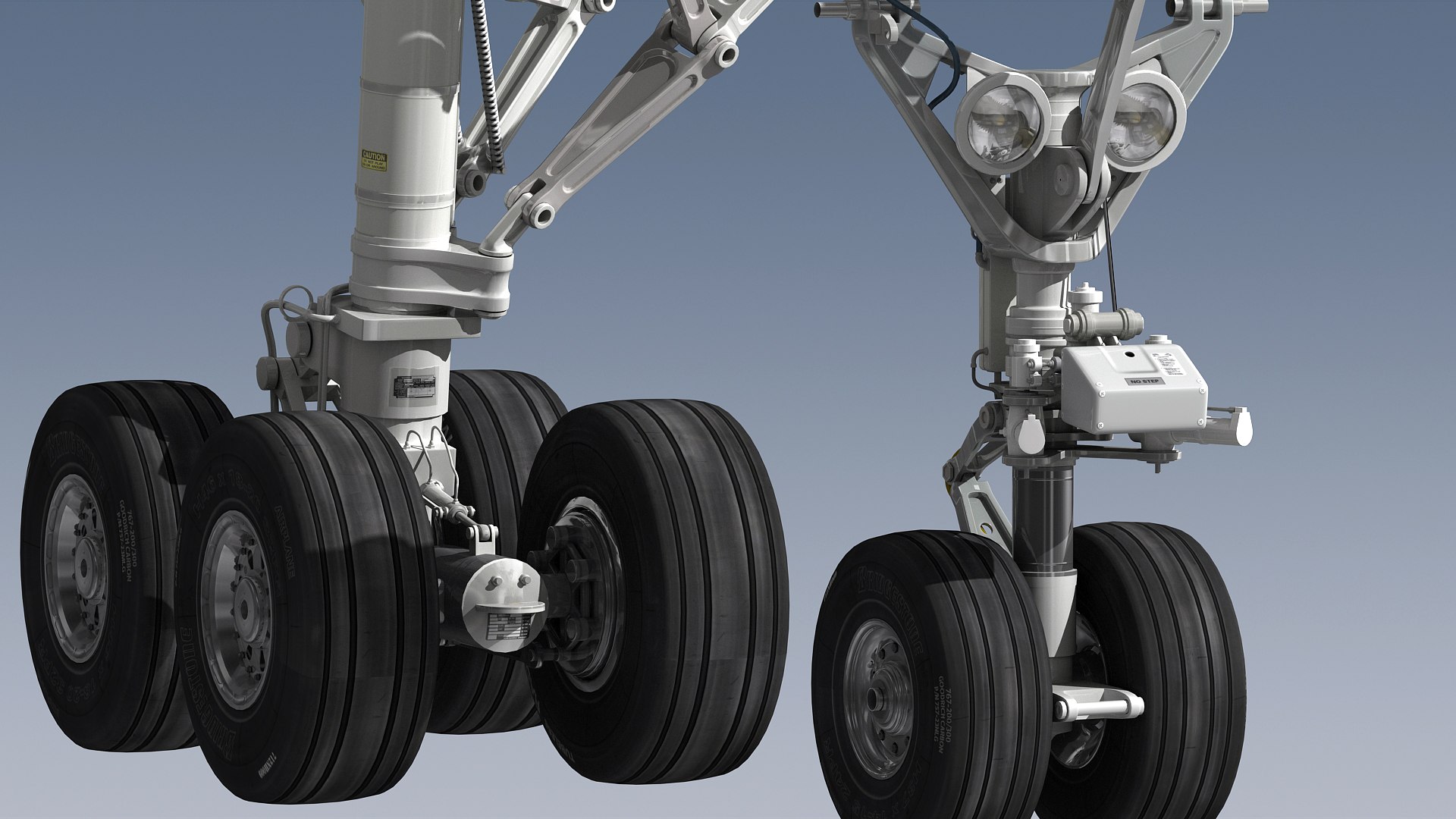 3D Boeing 767 Landing Gears Model - TurboSquid 2362947