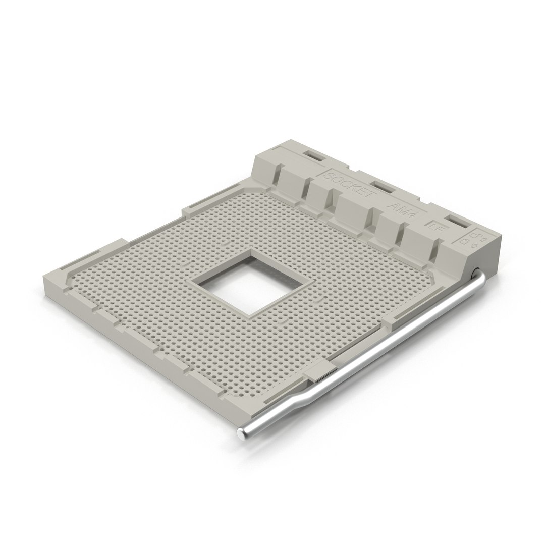 Socket Am4 Model - TurboSquid 1211719