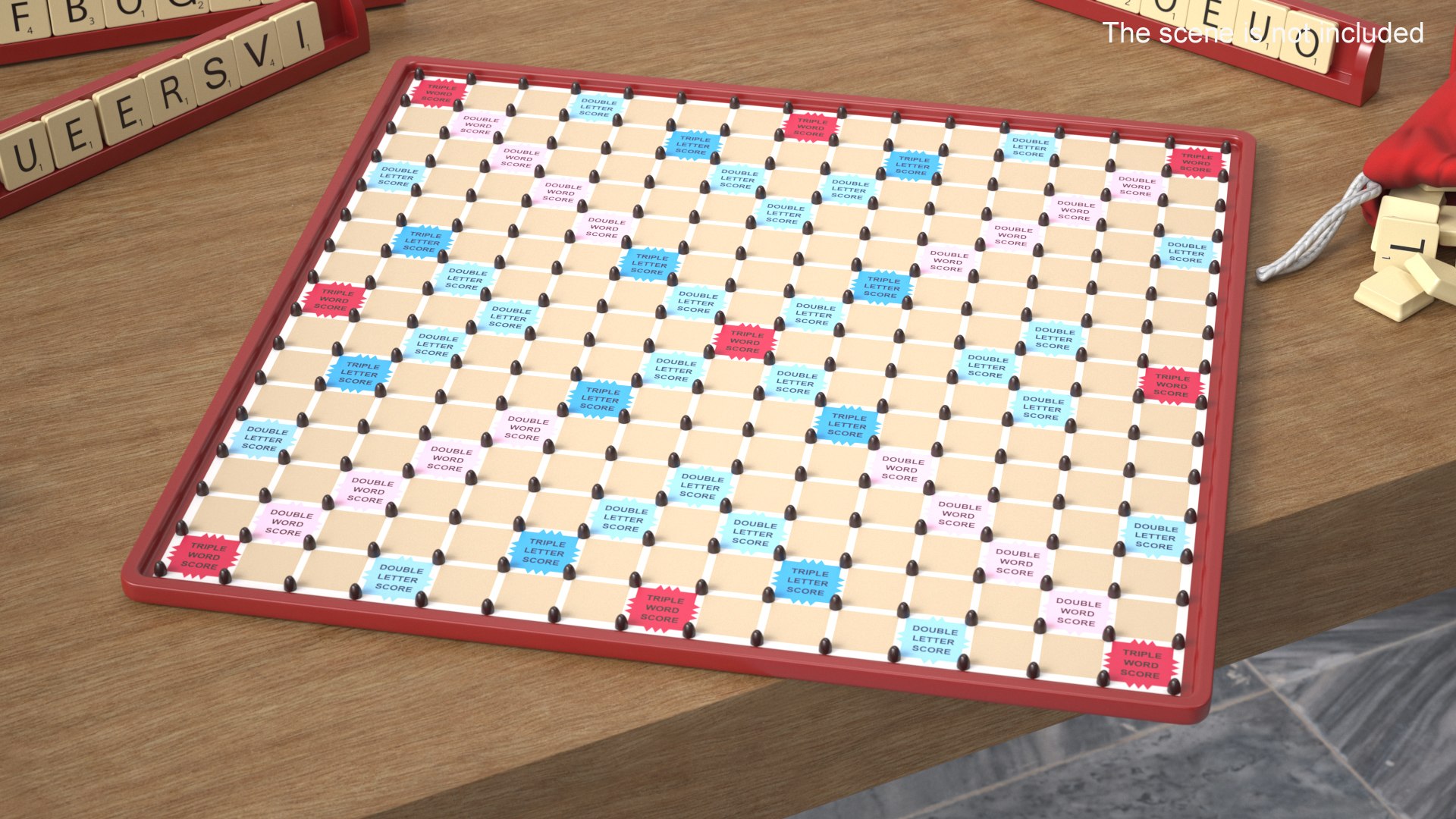 Board Scrabble 3D Model - TurboSquid 2276771
