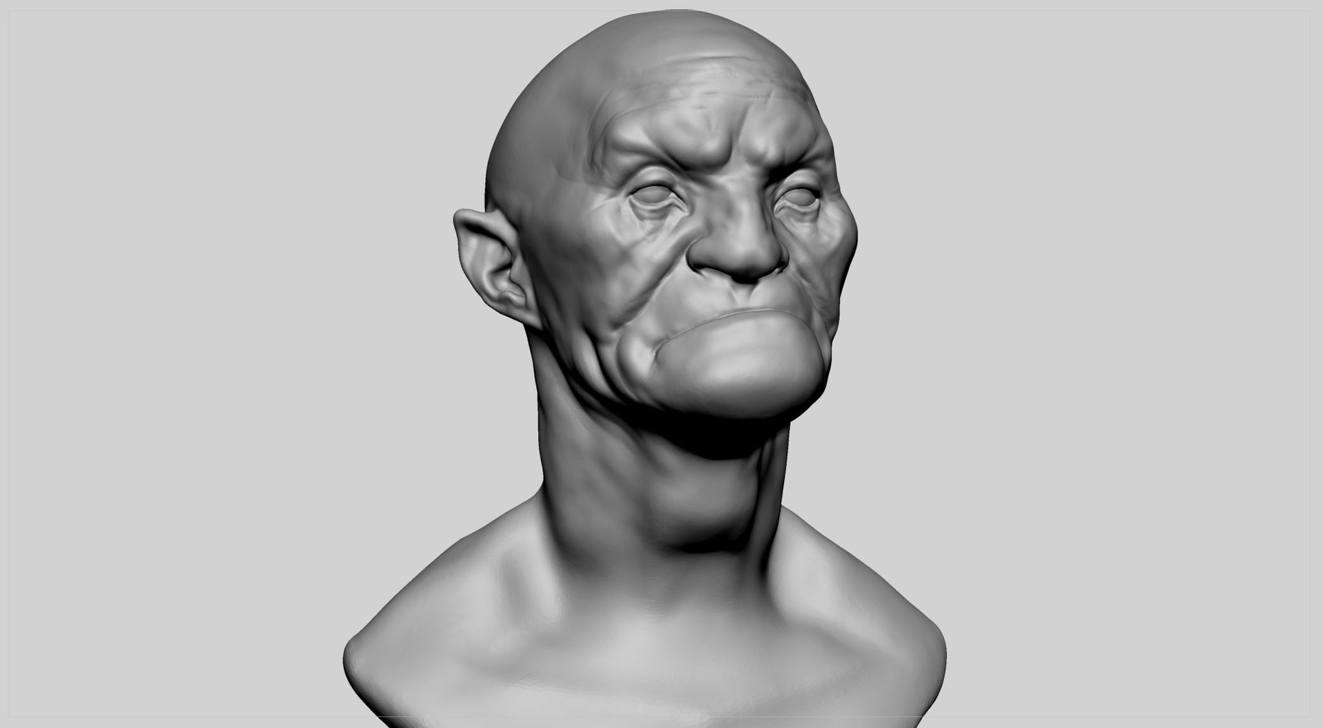 Goblin Head 3D - TurboSquid 1707860
