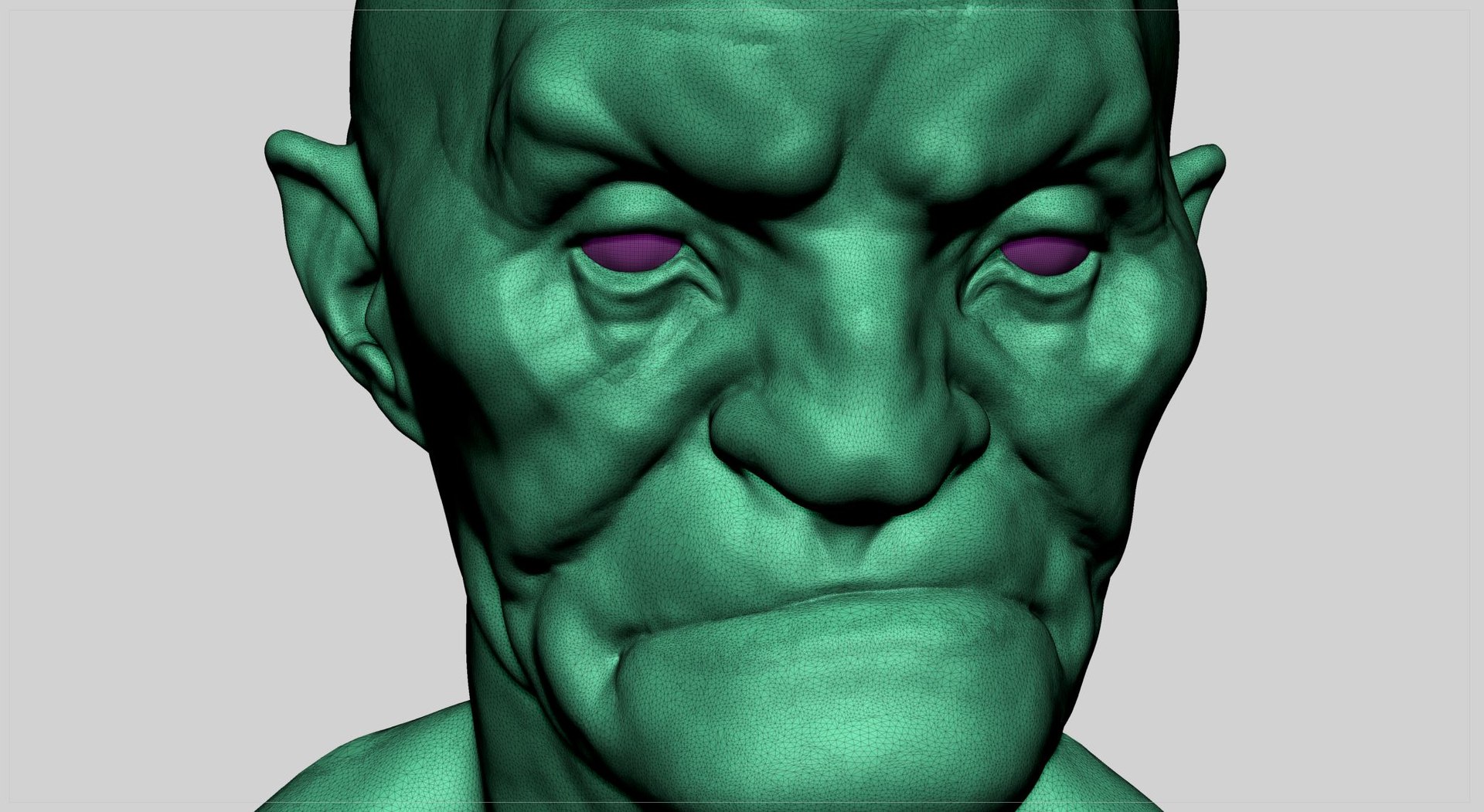 Goblin Head 3D - TurboSquid 1707860