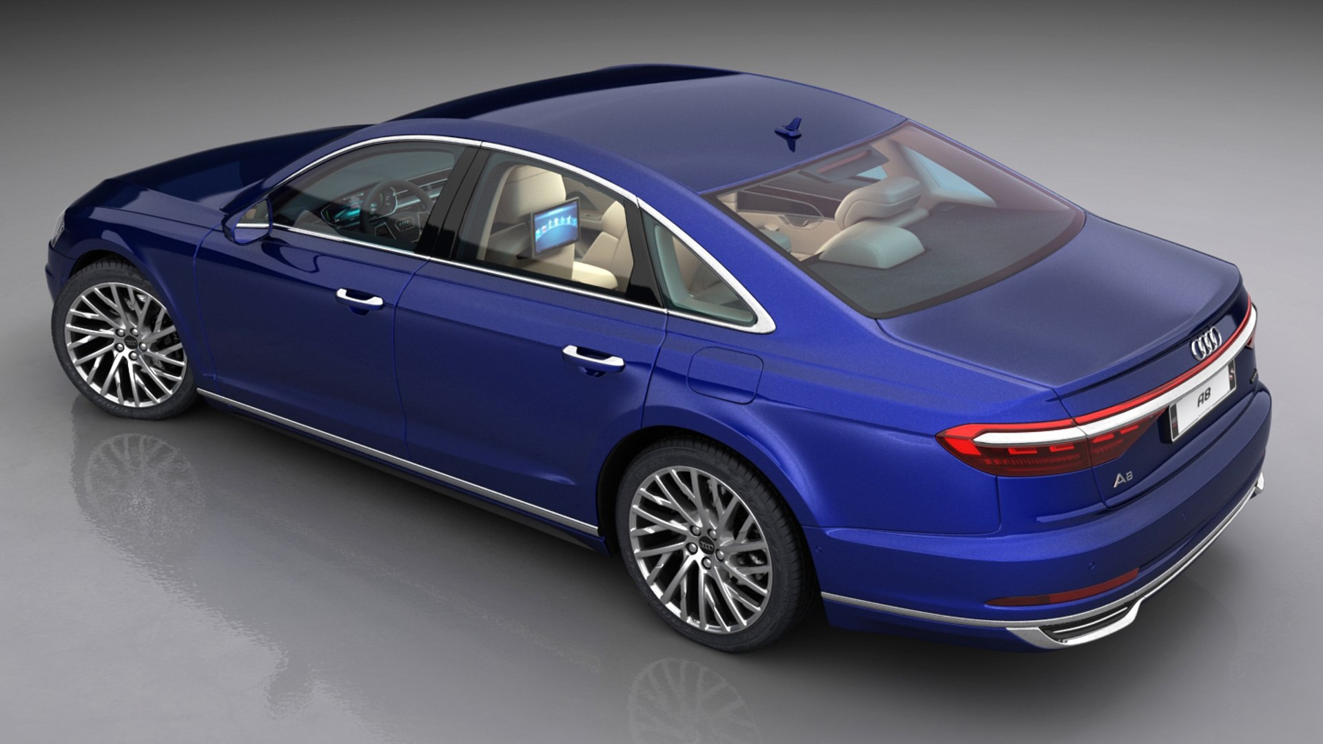 3D Model Audi A8 2019 - TurboSquid 1333110