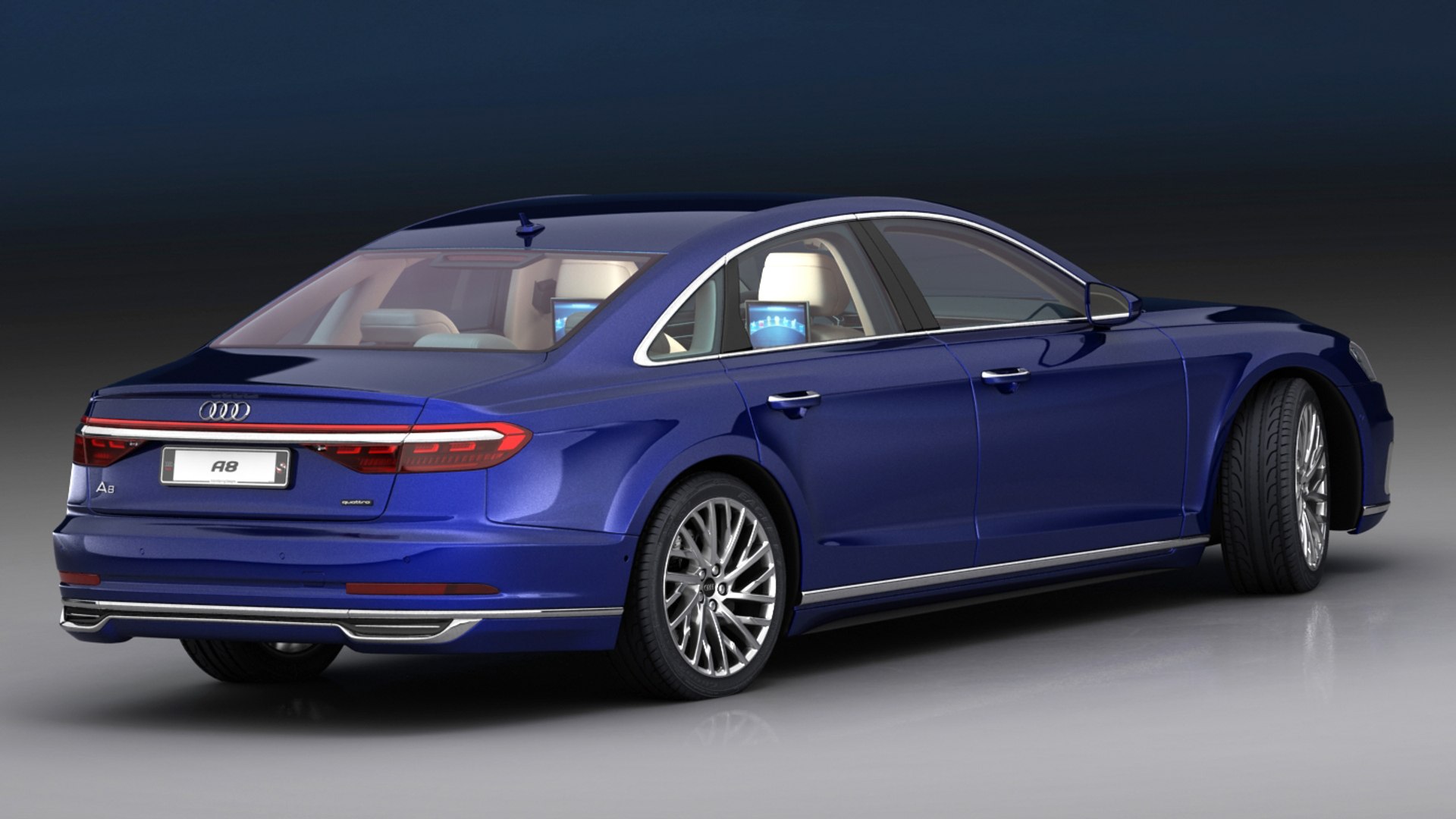 3D Model Audi A8 2019 - TurboSquid 1333110