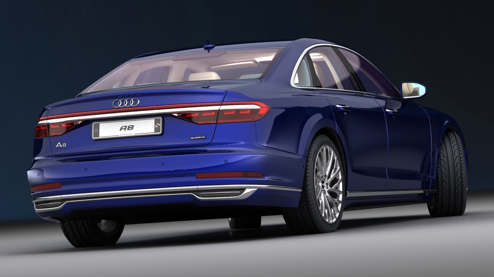 3D Model Audi A8 2019 - TurboSquid 1333110