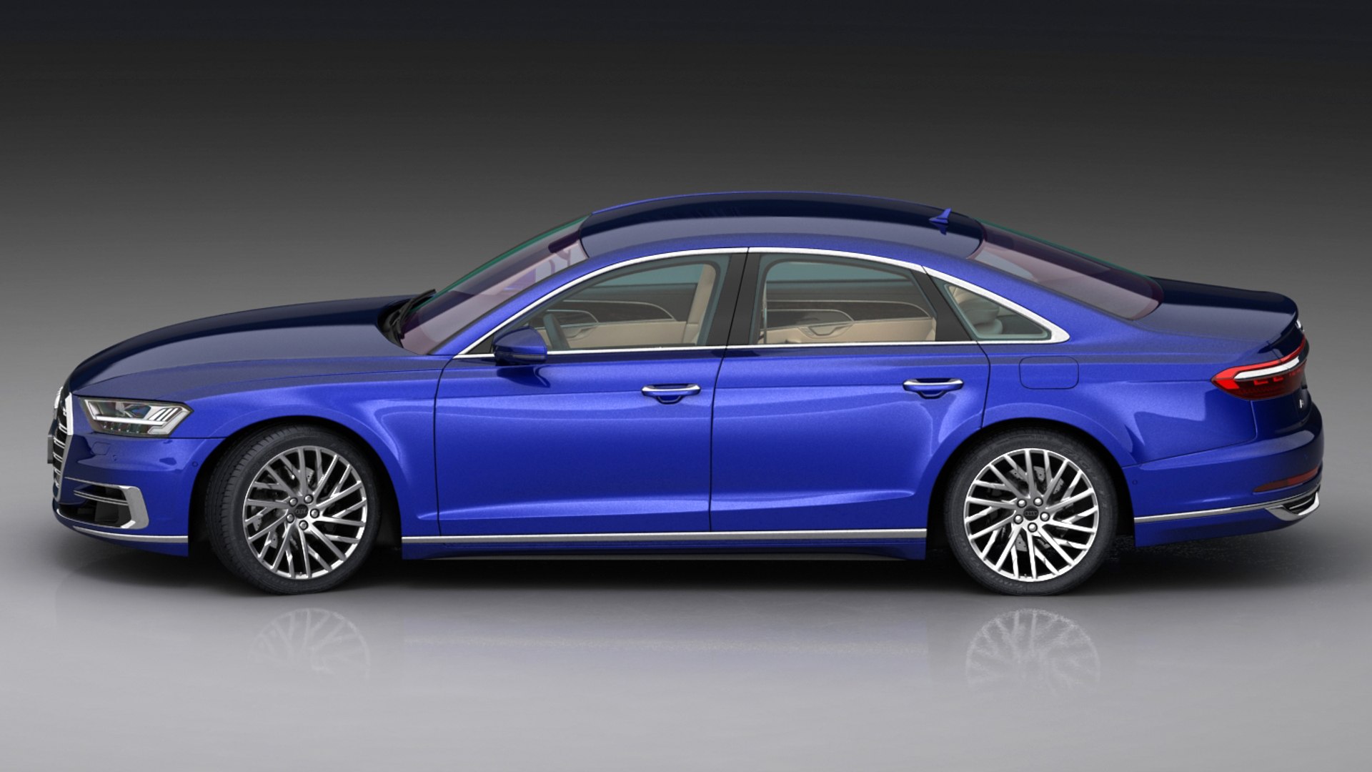 3D Model Audi A8 2019 - TurboSquid 1333110