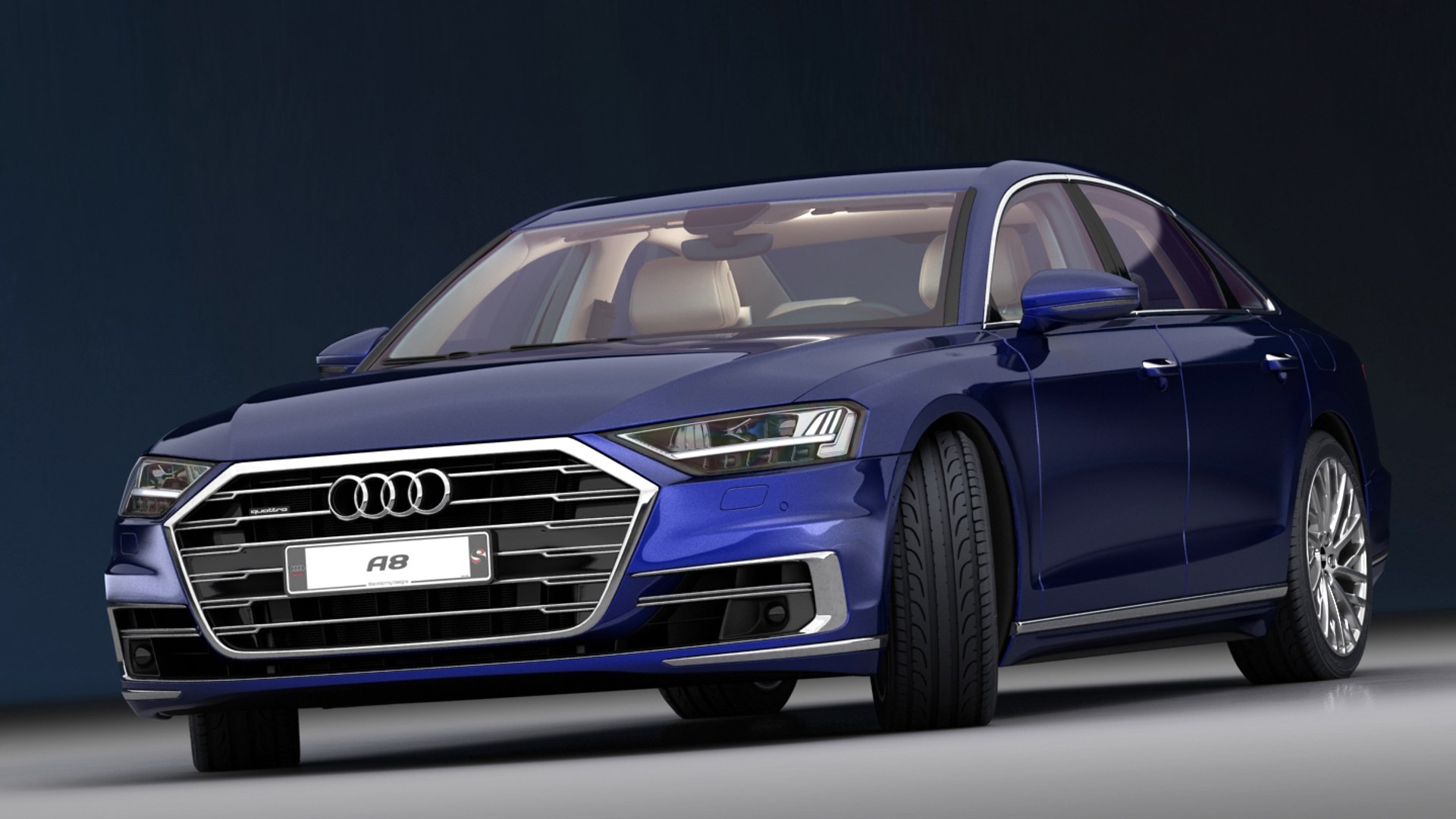 3D Model Audi A8 2019 - TurboSquid 1333110