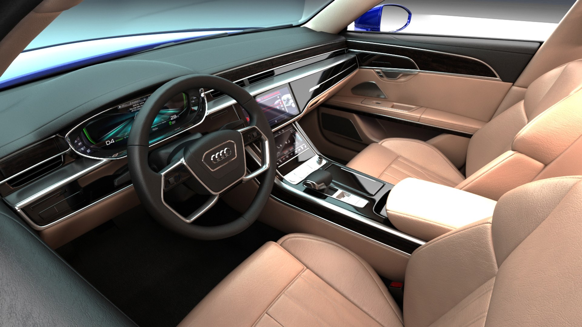 3D Model Audi A8 2019 - TurboSquid 1333110