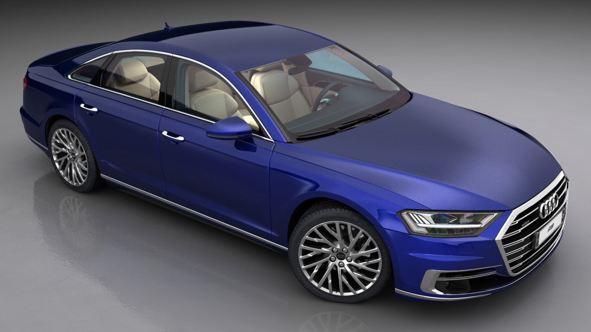 3D Model Audi A8 2019 - TurboSquid 1333110