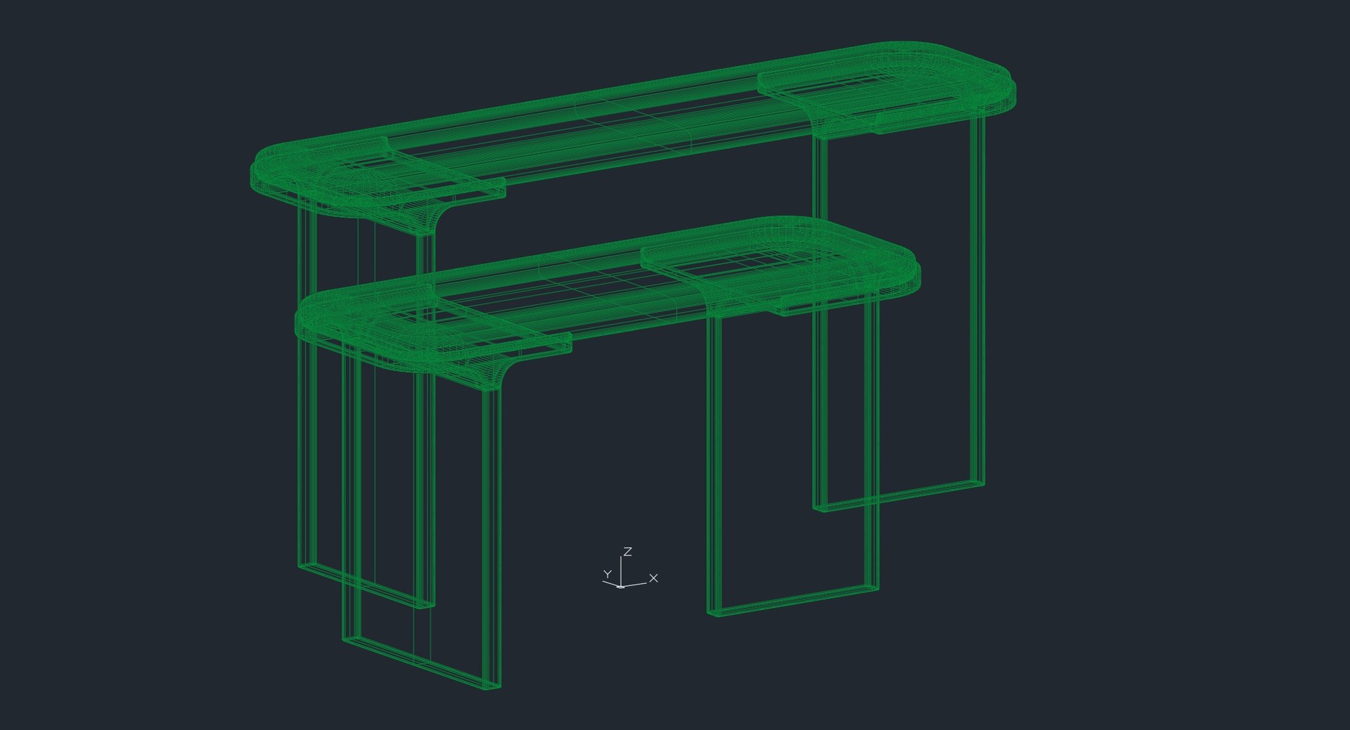 3D model Trussardi Neli Console Table - TurboSquid 2085637