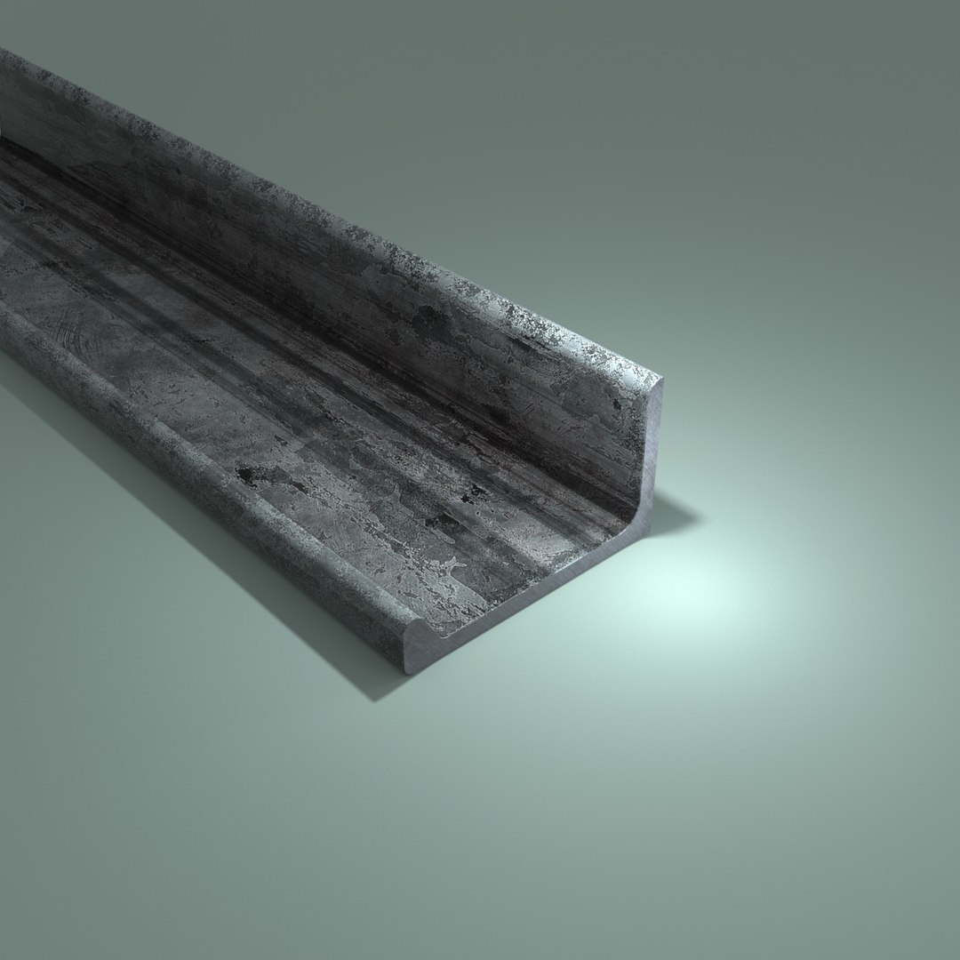 Angle Steel Beam CLR Low-poly Model Model - TurboSquid 1883844