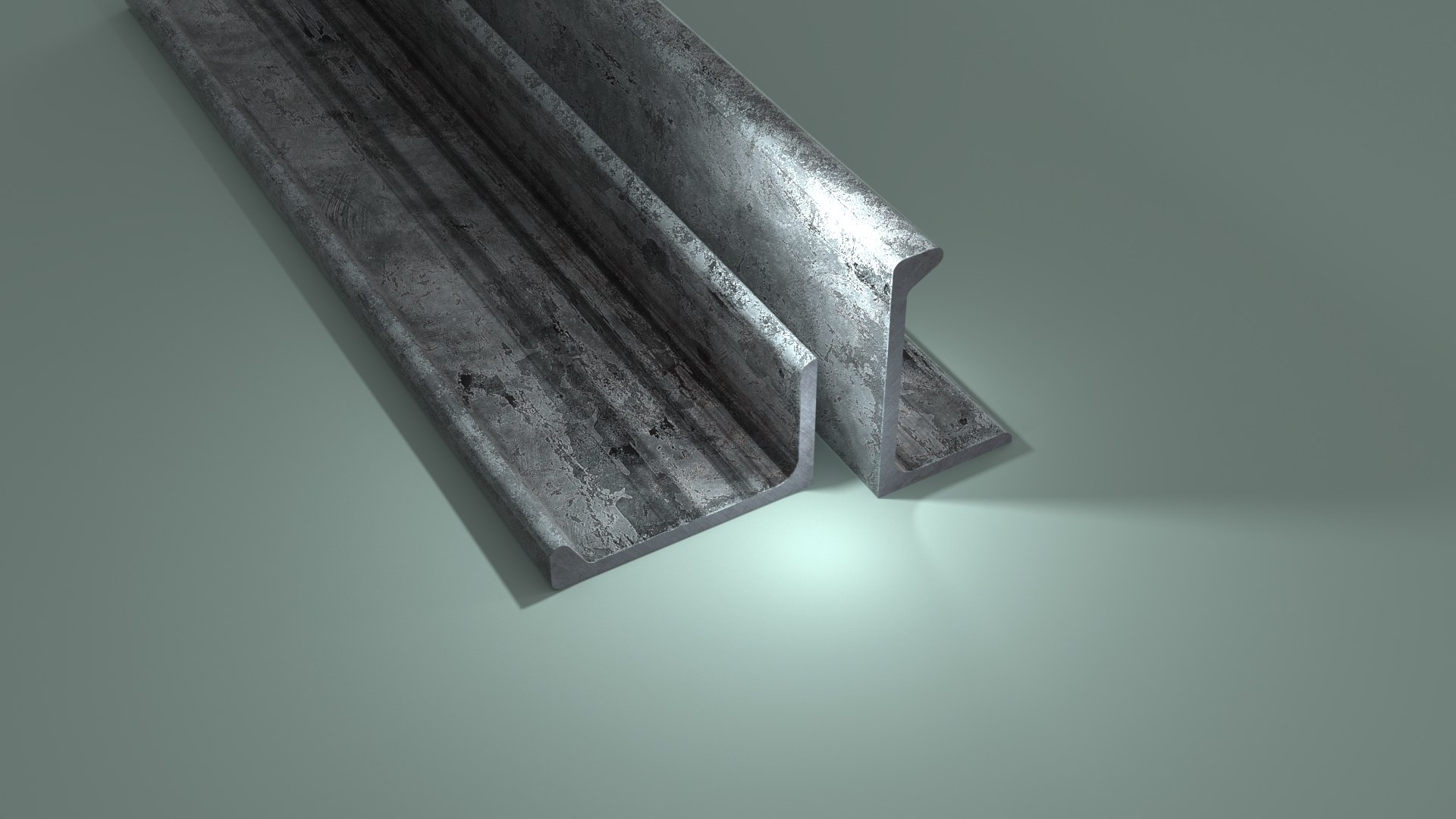 Angle Steel Beam CLR Low-poly Model Model - TurboSquid 1883844