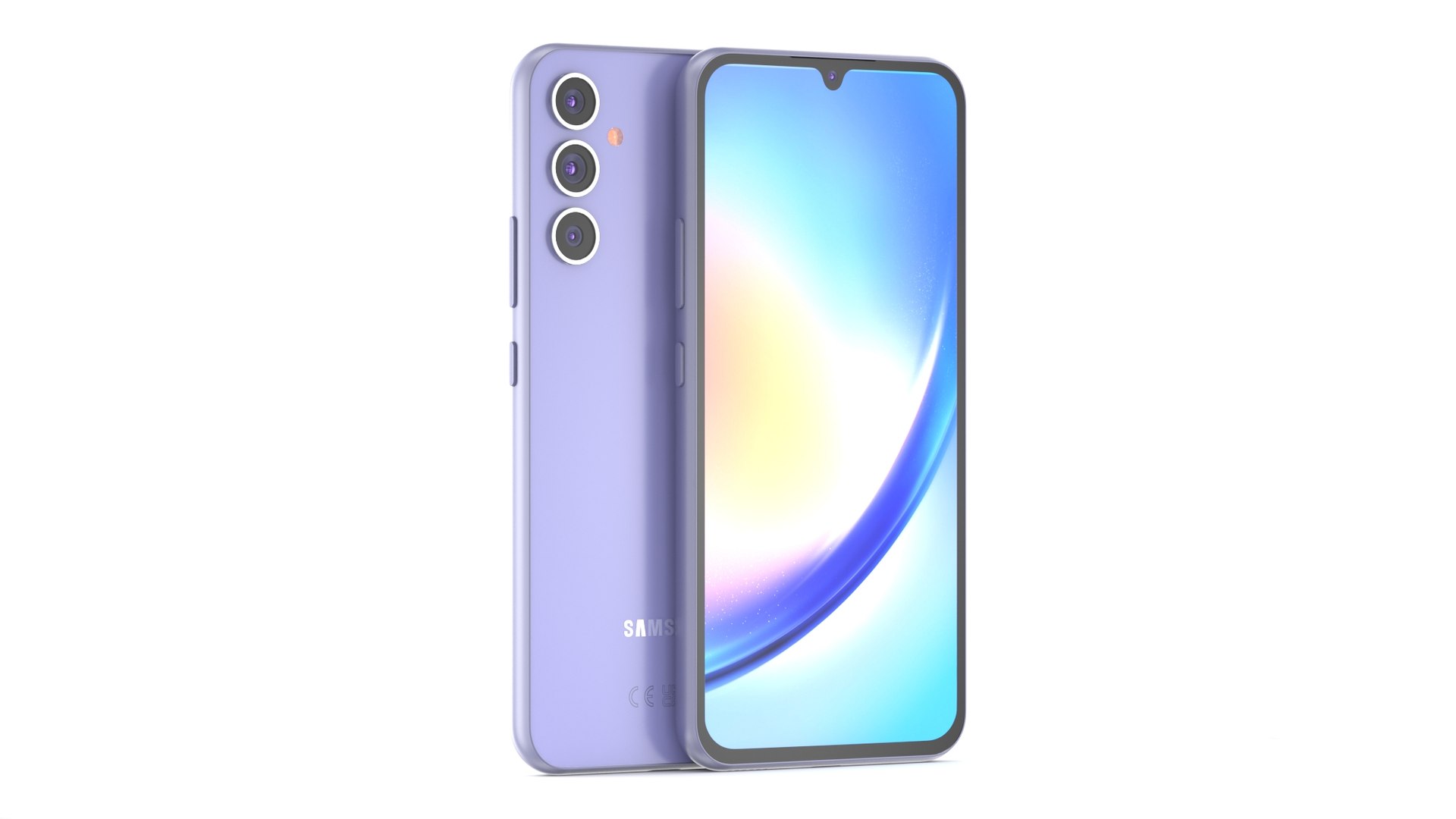 Samsung Galaxy A34 Violet Model - TurboSquid 2101249