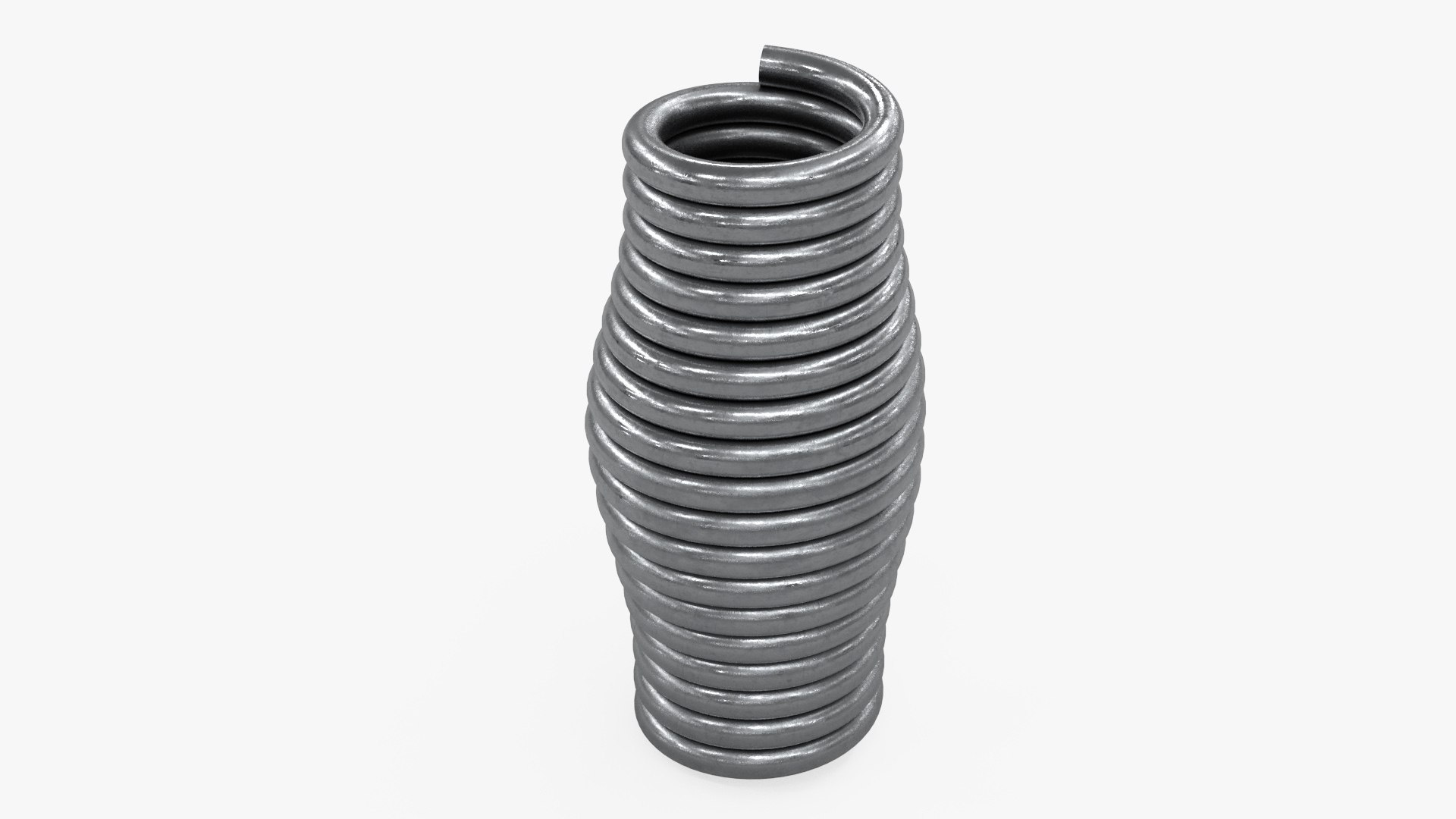 Steel Barrel Coil Spring 3D Model - TurboSquid 2402891