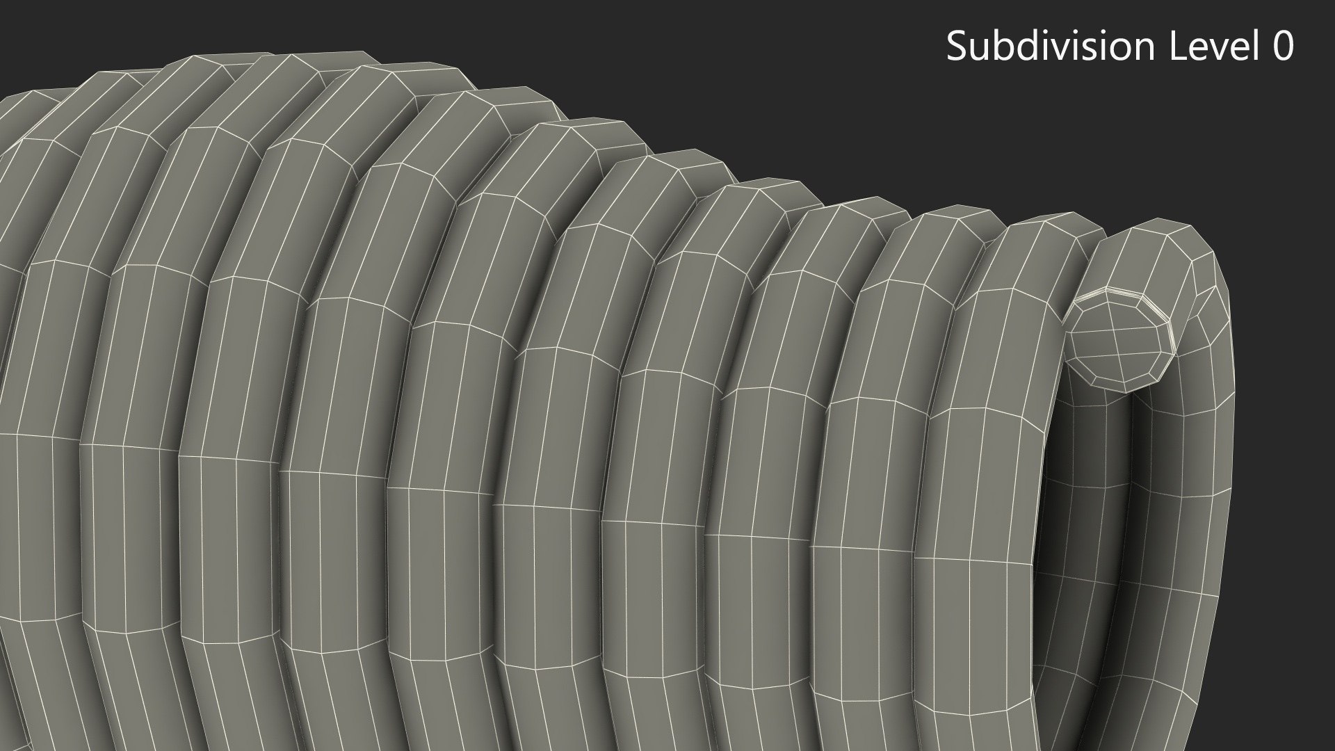 Steel Barrel Coil Spring 3D Model - TurboSquid 2402891