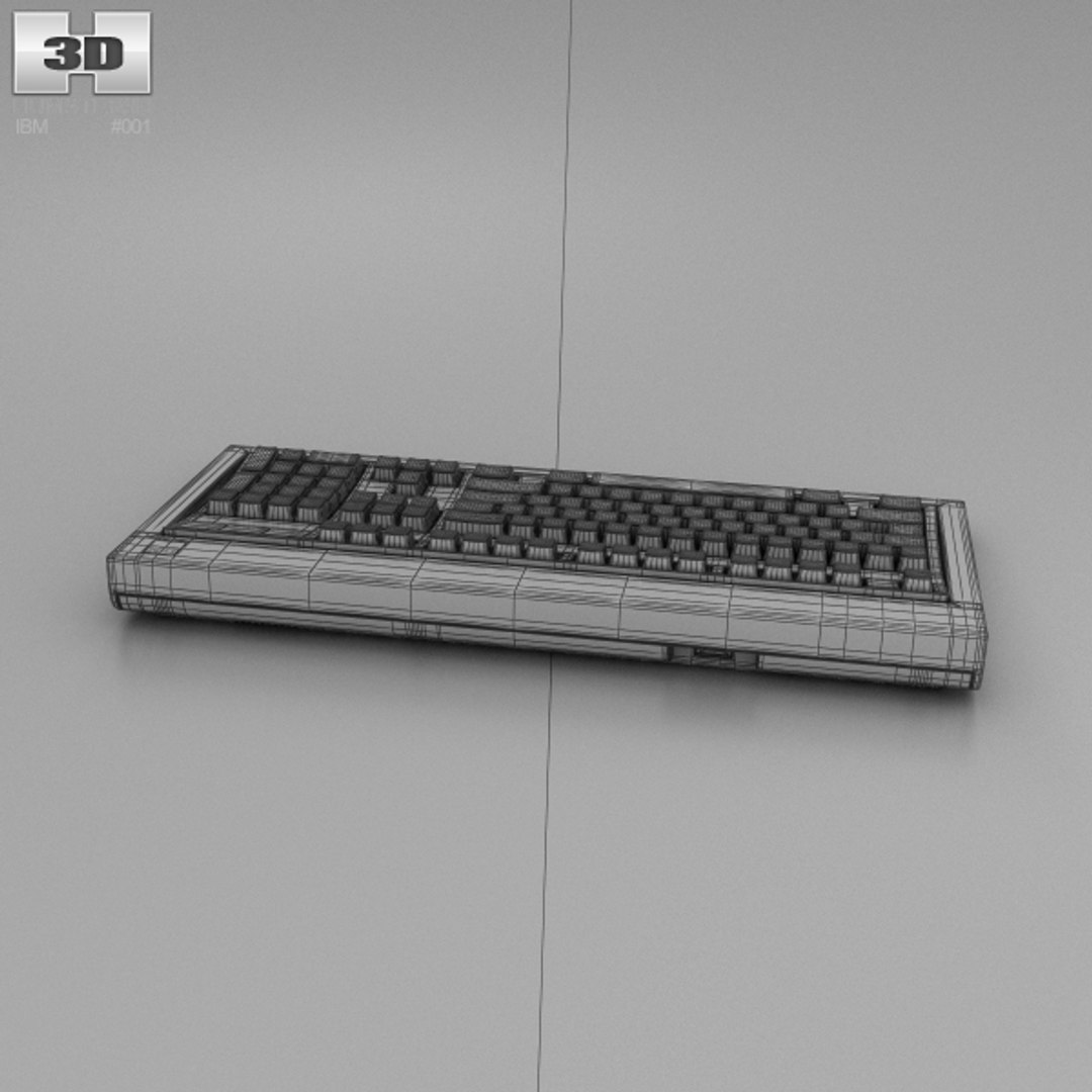 3D Ibm M Keyboard - TurboSquid 1193178