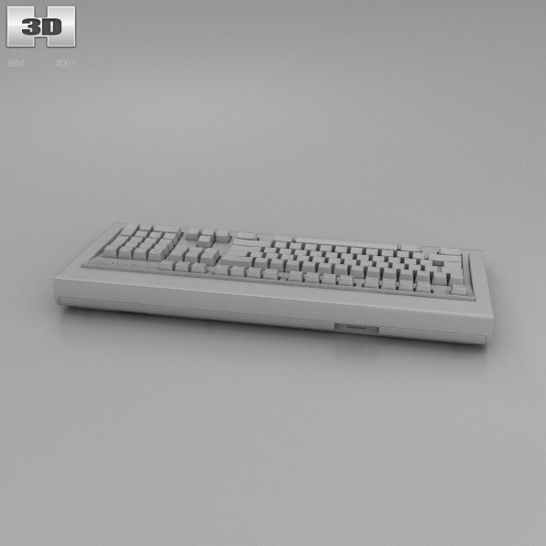 3D Ibm M Keyboard - TurboSquid 1193178