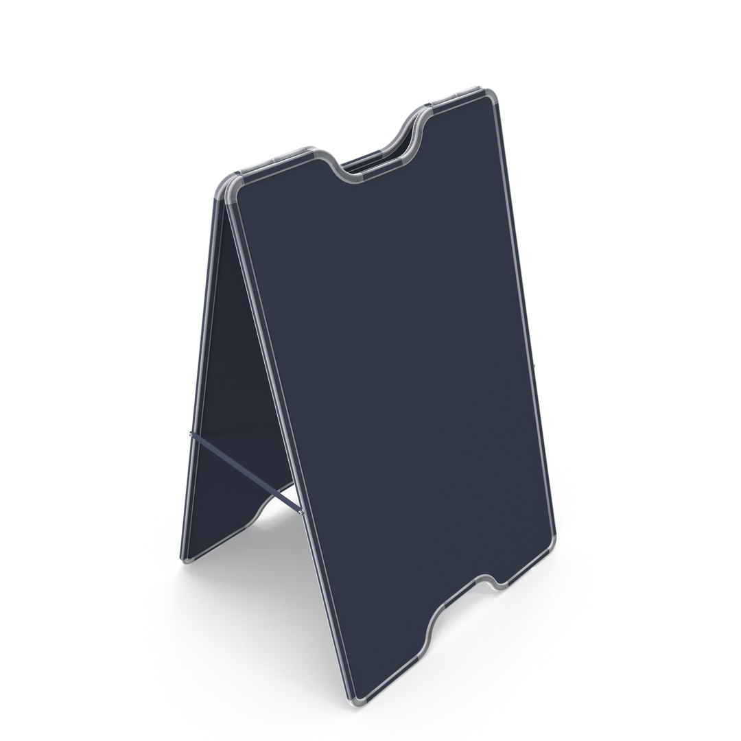 3D Double-Sided Menu Advertising Sign Model - TurboSquid 2293271