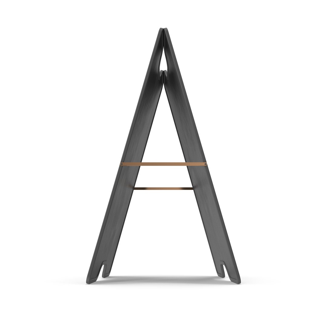 3D Double-Sided Menu Advertising Sign Model - TurboSquid 2293271