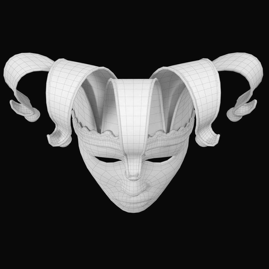 Carnival mask v3 3D model - TurboSquid 1155934