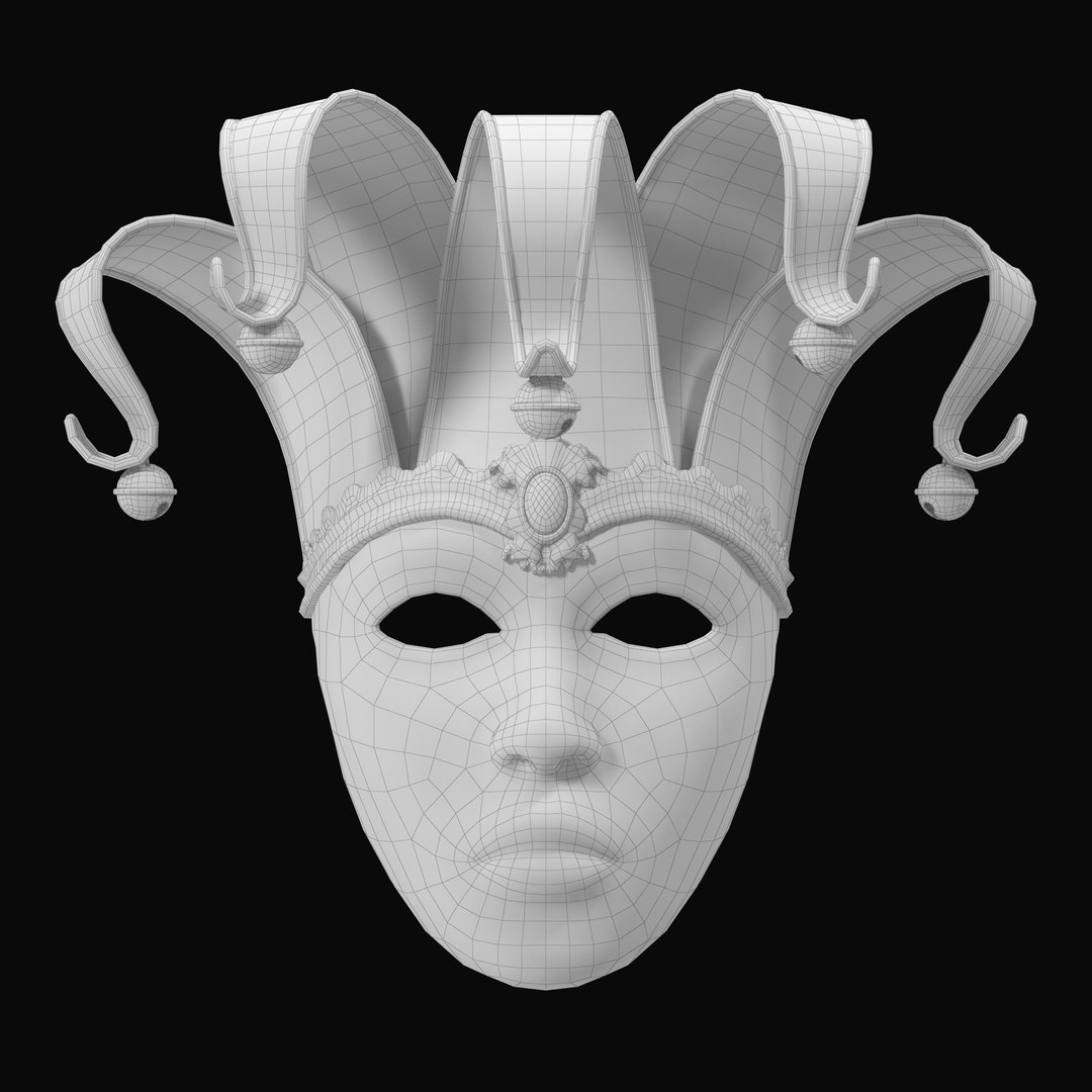 Carnival mask v3 3D model - TurboSquid 1155934