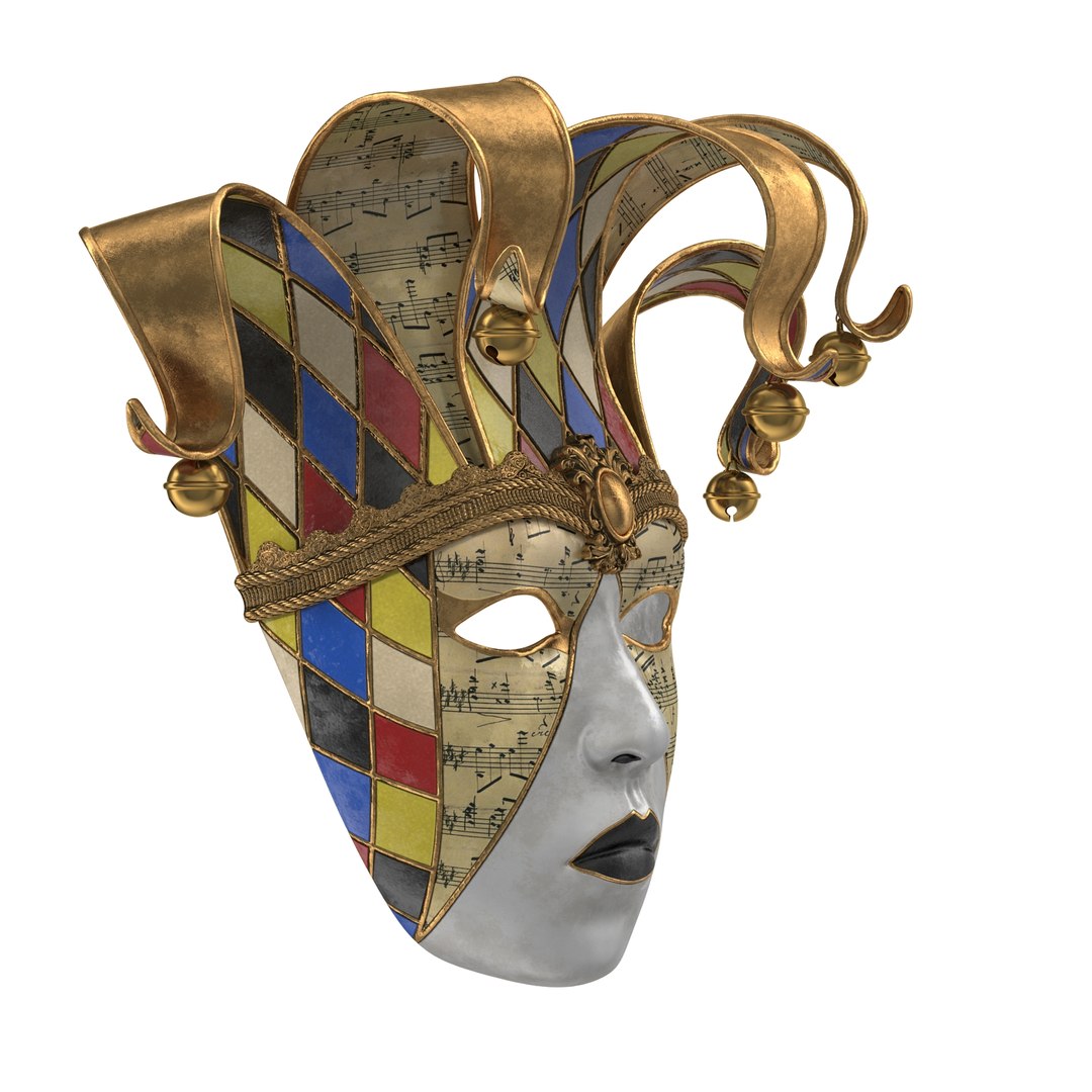 Carnival mask v3 3D model - TurboSquid 1155934