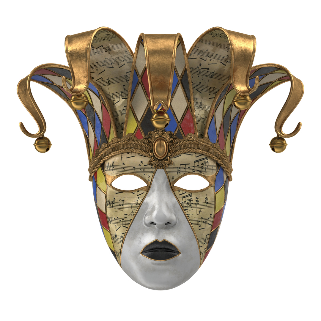 Carnival mask v3 3D model - TurboSquid 1155934