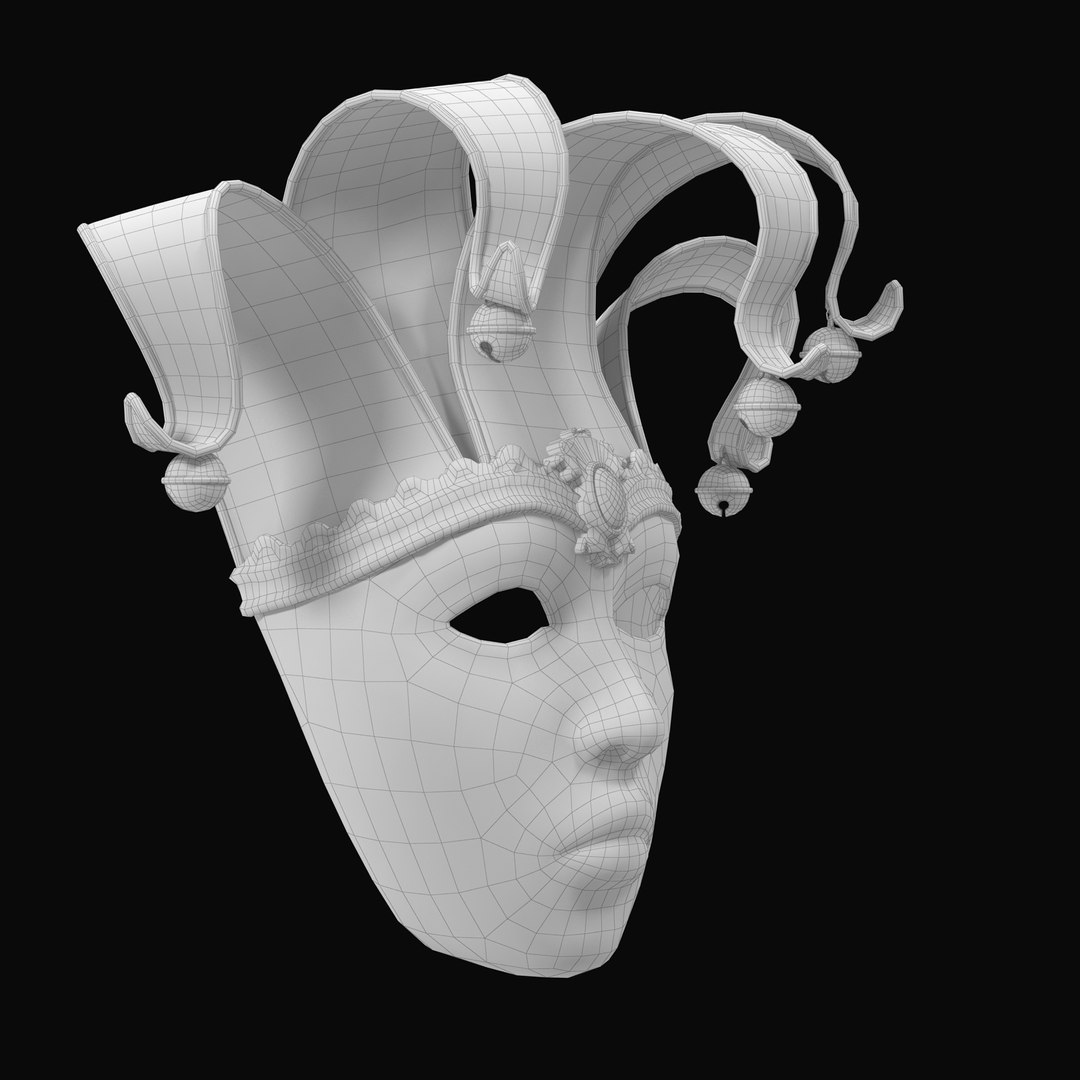 Carnival mask v3 3D model - TurboSquid 1155934