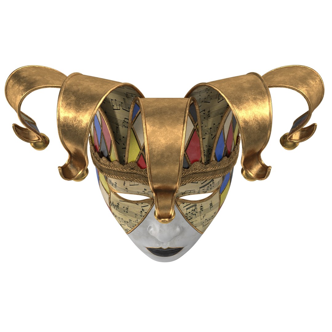 Carnival mask v3 3D model - TurboSquid 1155934
