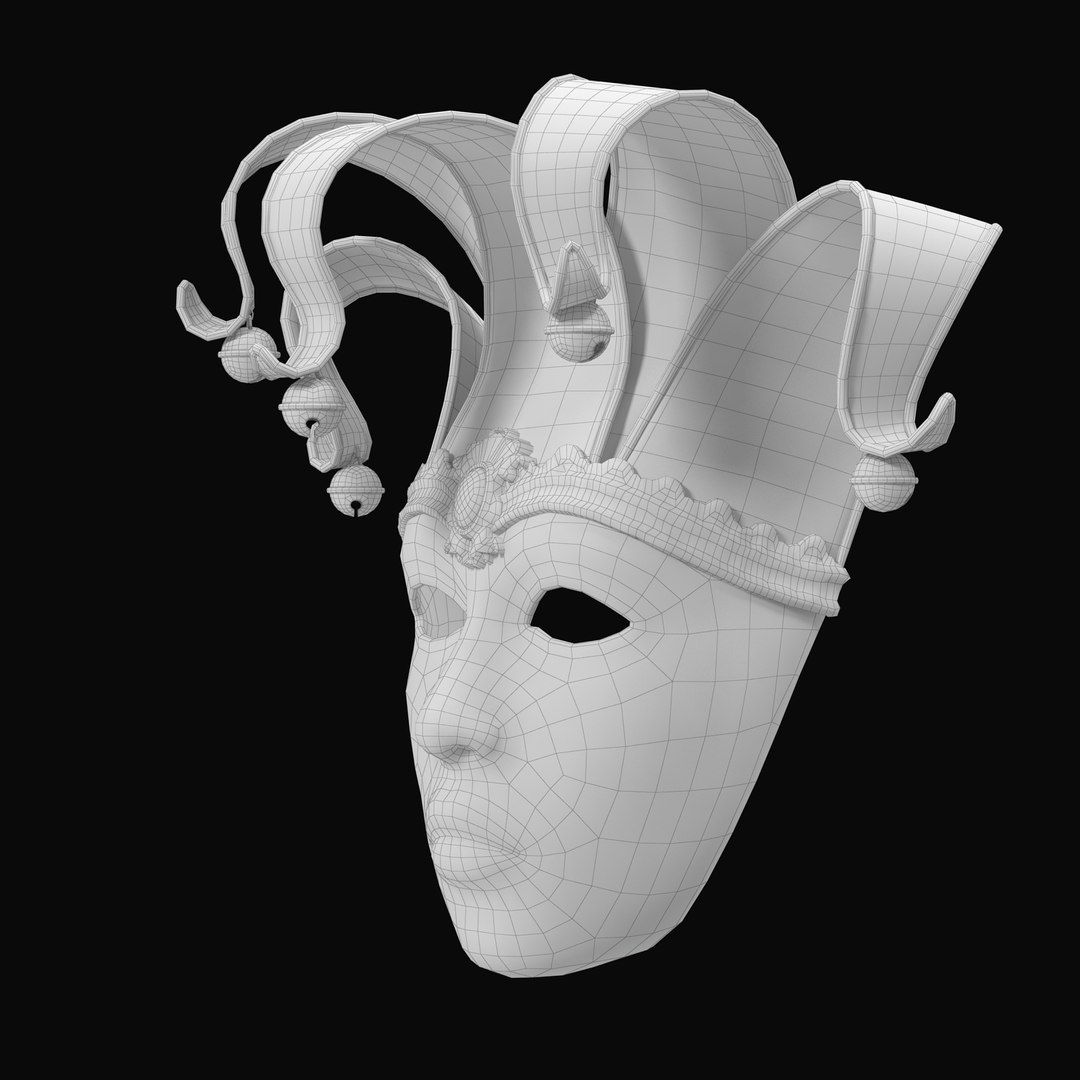 Carnival mask v3 3D model - TurboSquid 1155934