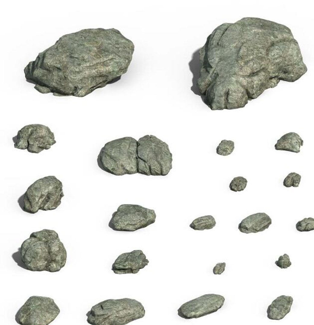 3D Stone Rocks Mountains - TurboSquid 1221150