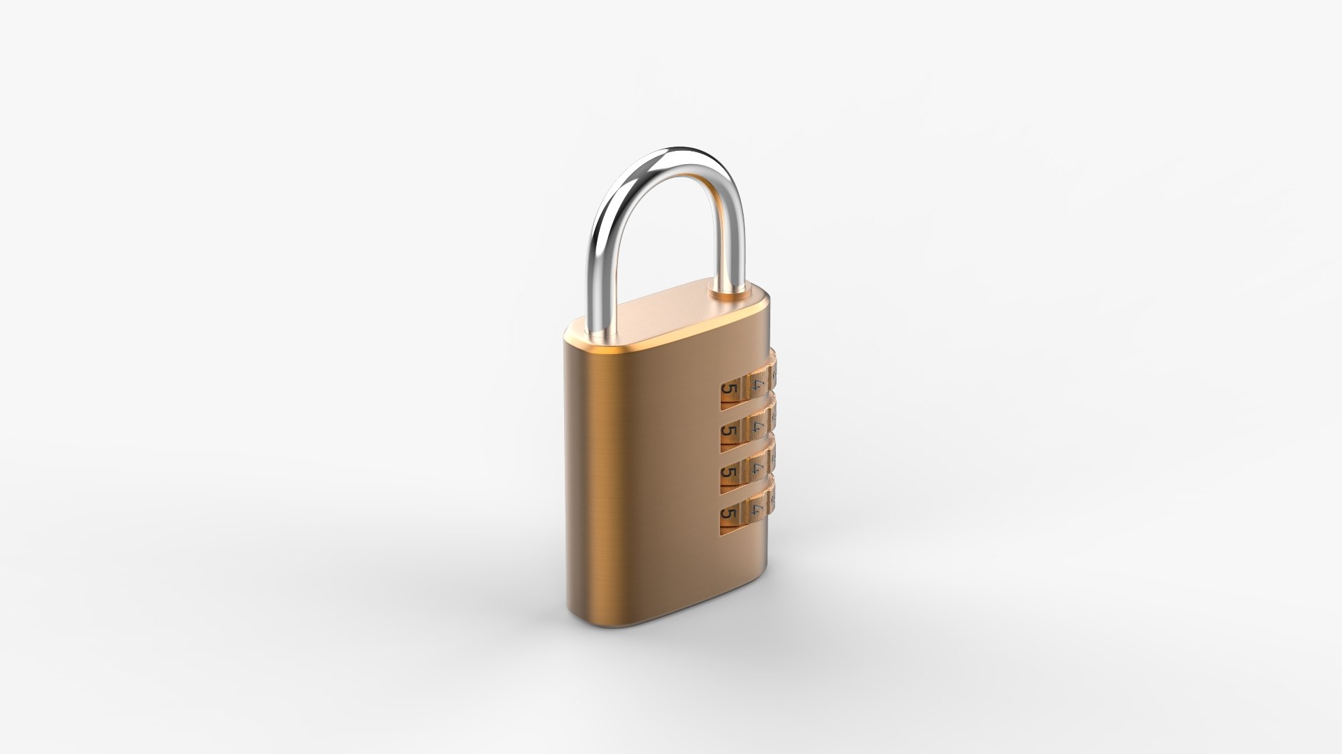 3D Combination Padlock model - TurboSquid 1861320