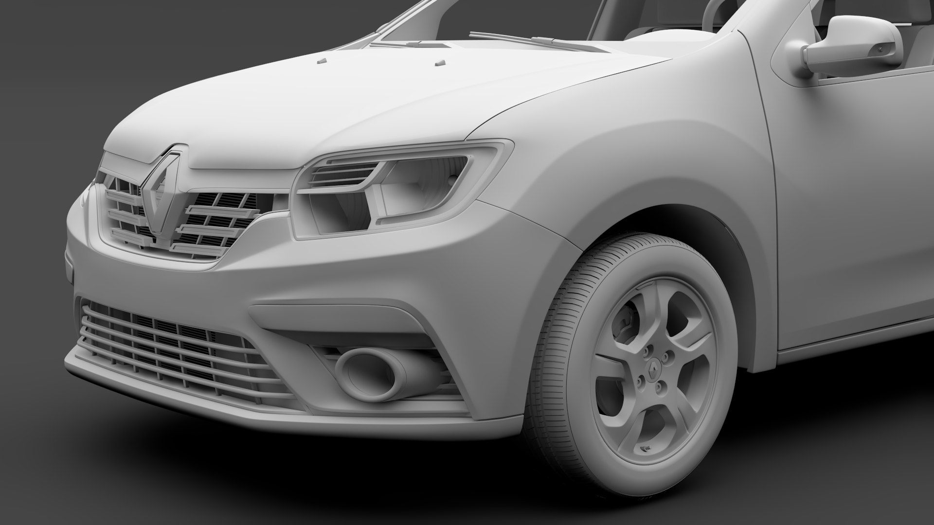 3D Model Renault Logan 2018 - TurboSquid 1323062