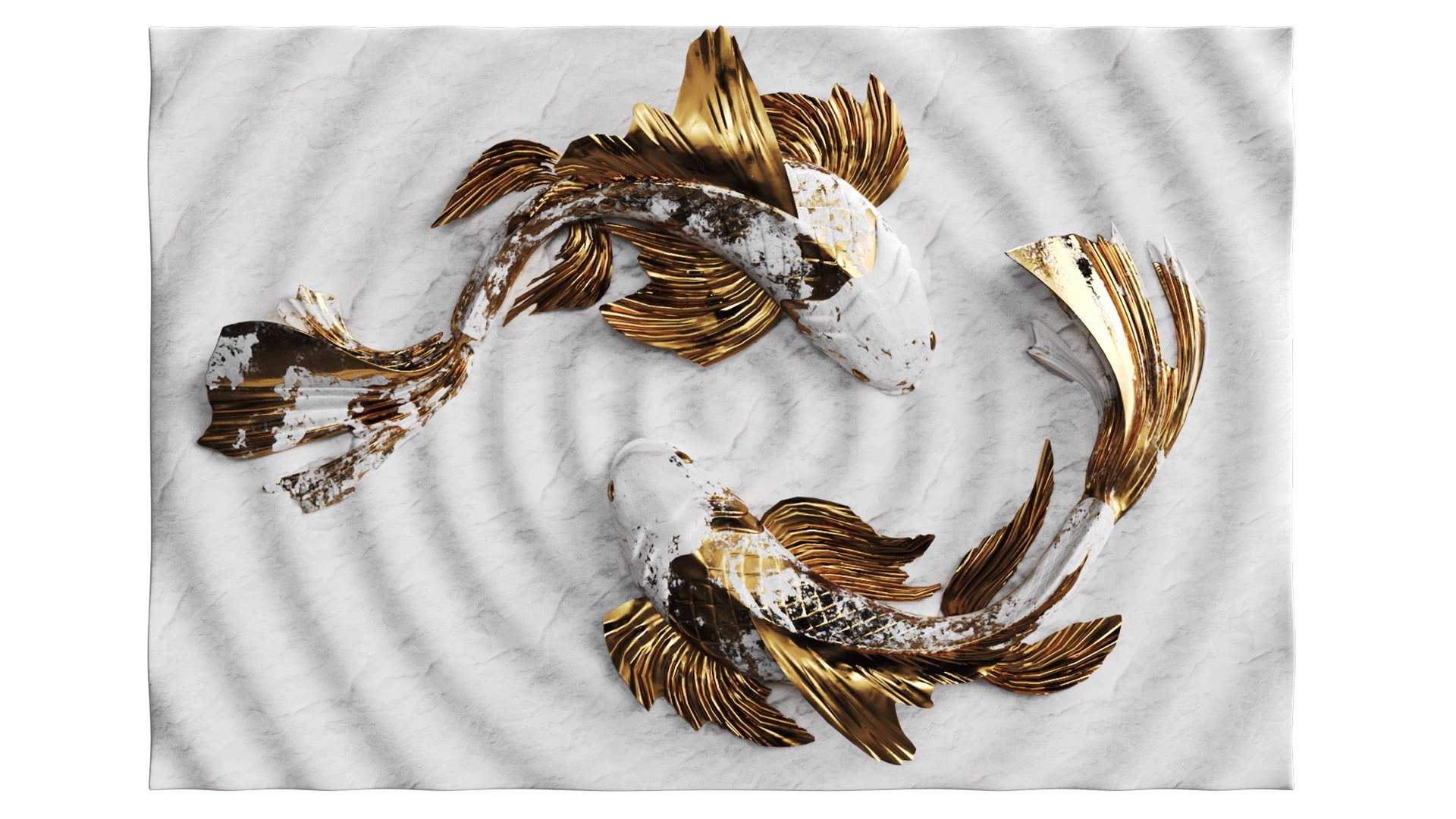 3D Model Decorative Panel Fish - TurboSquid 2341171