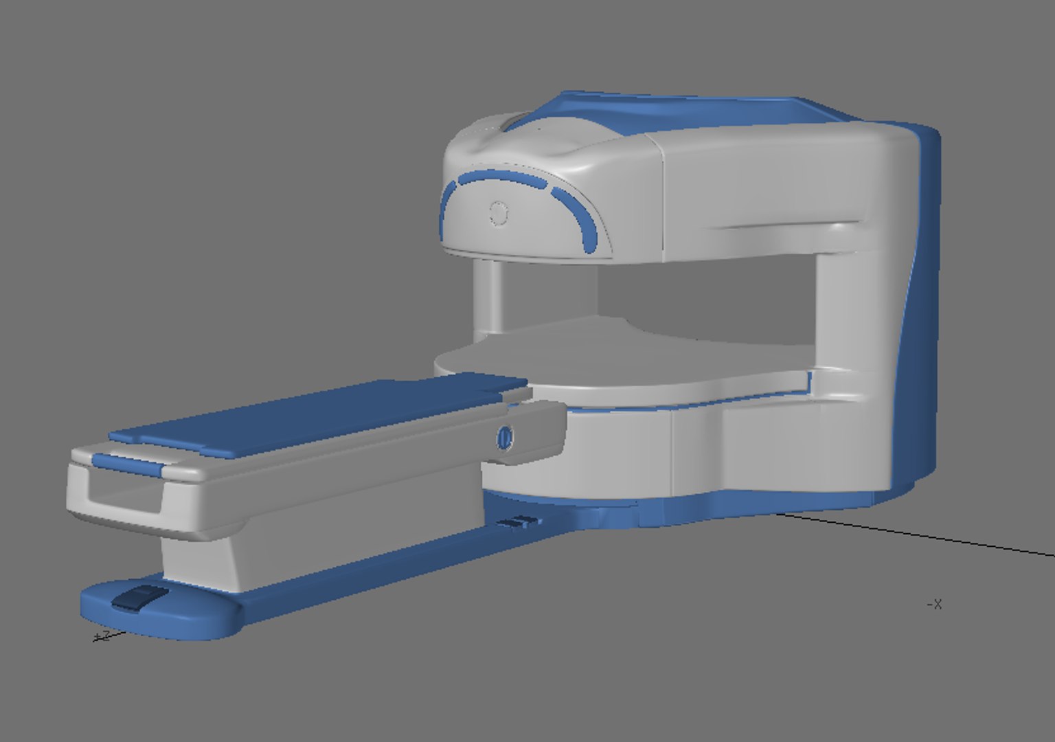 3d mri machine model
