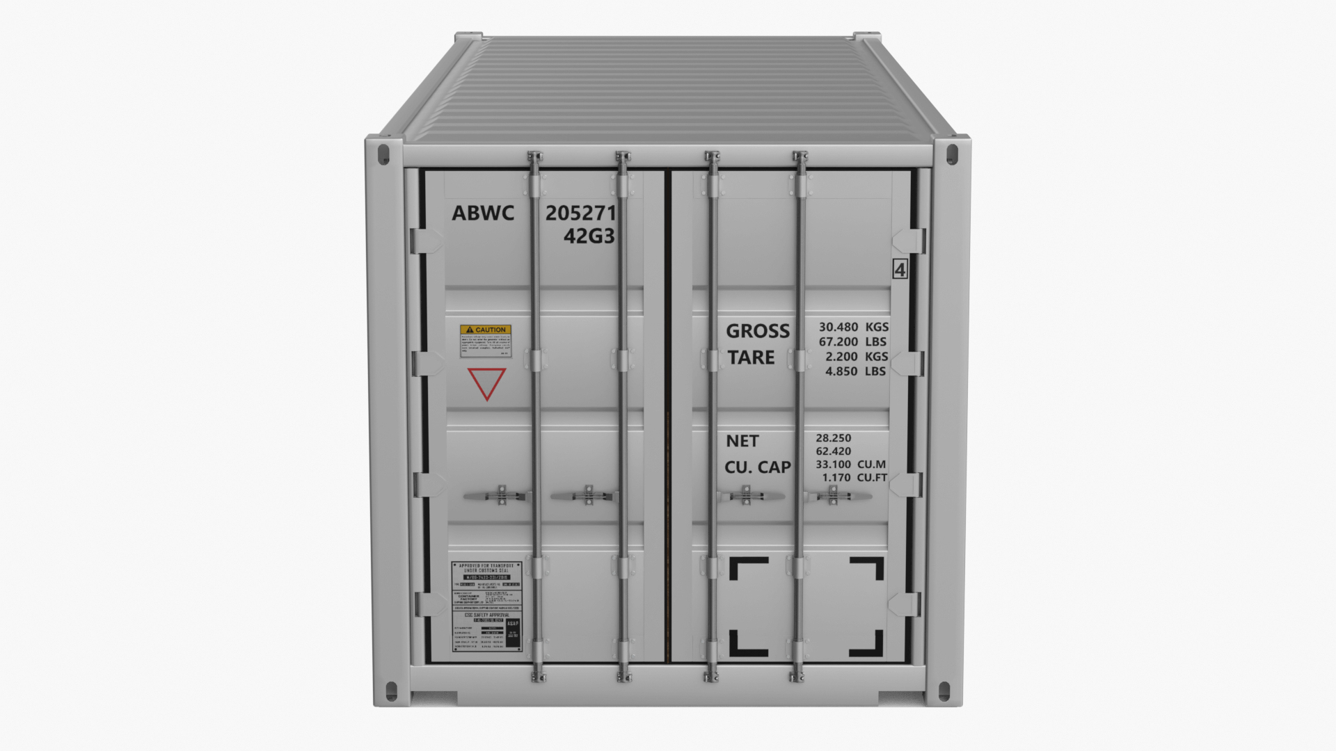 Cargo Container 3D model - TurboSquid 1715270