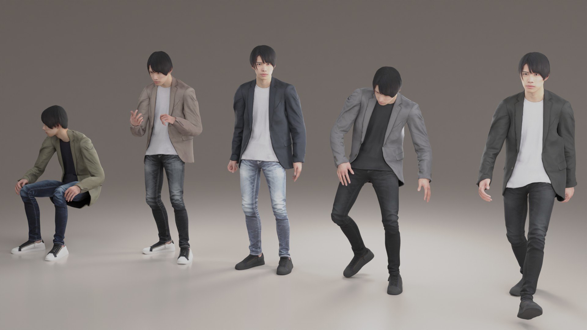 Asian Man Animation 3D 141 Kei 3D Model - TurboSquid 2142570