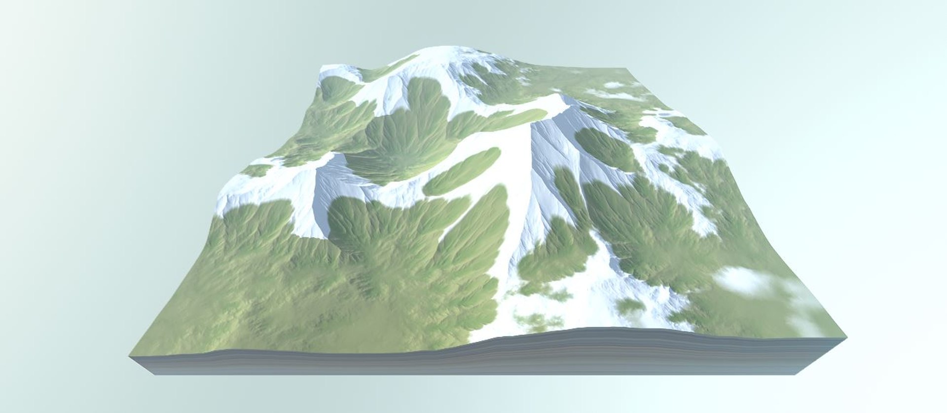 Mountain range 3D - TurboSquid 1609235