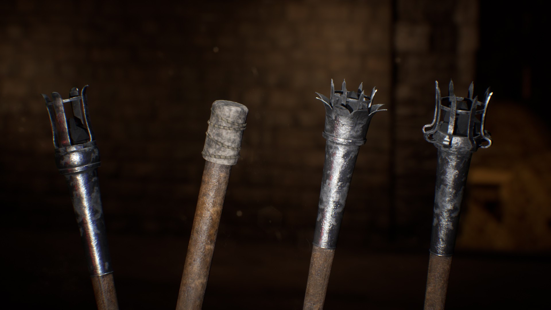 3D Medieval Torches 48 Variations Model - TurboSquid 2114454