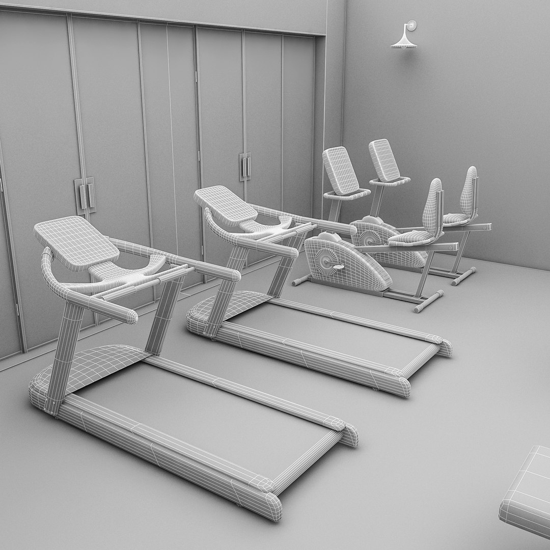 3D Gym Full - TurboSquid 1798703