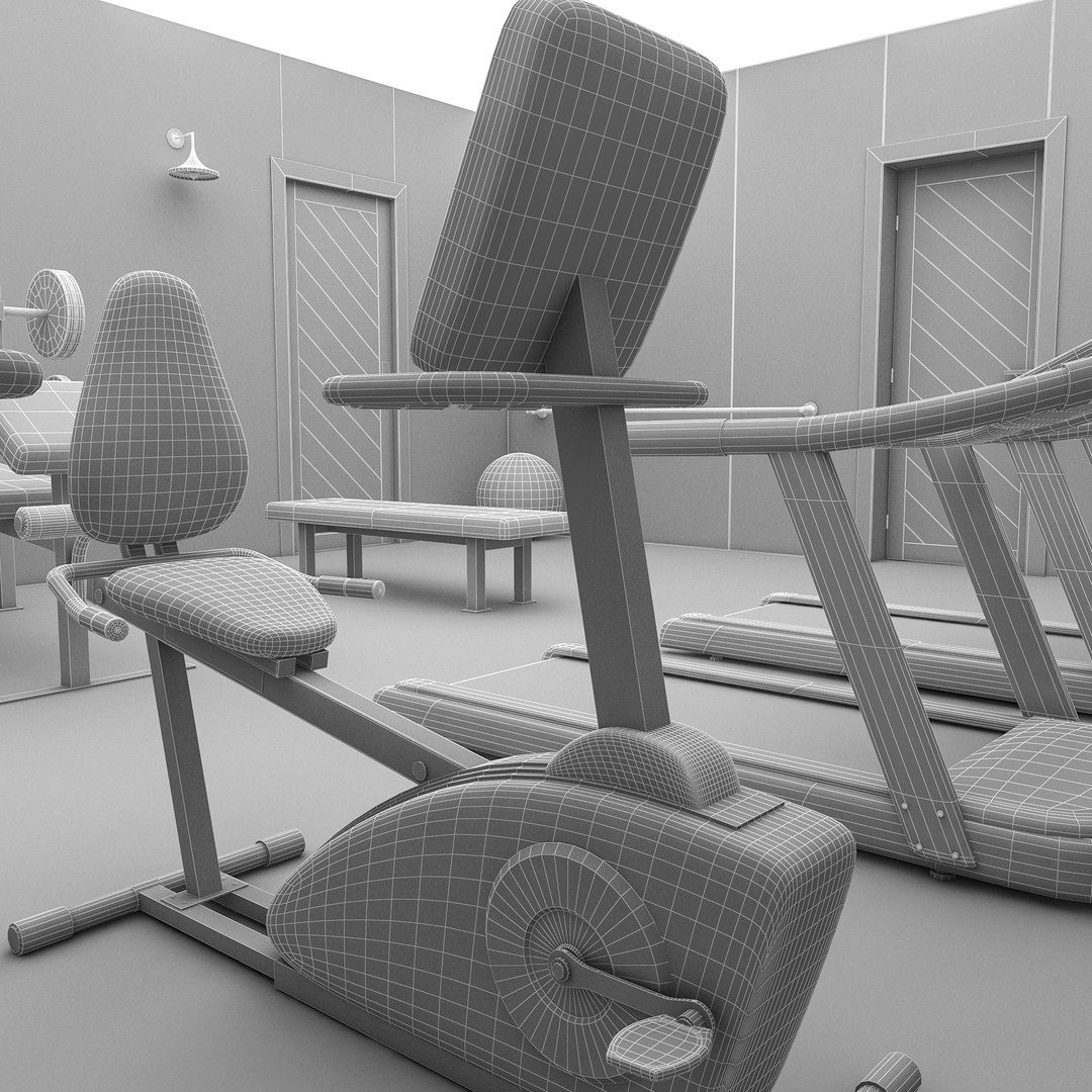 3D Gym Full - TurboSquid 1798703