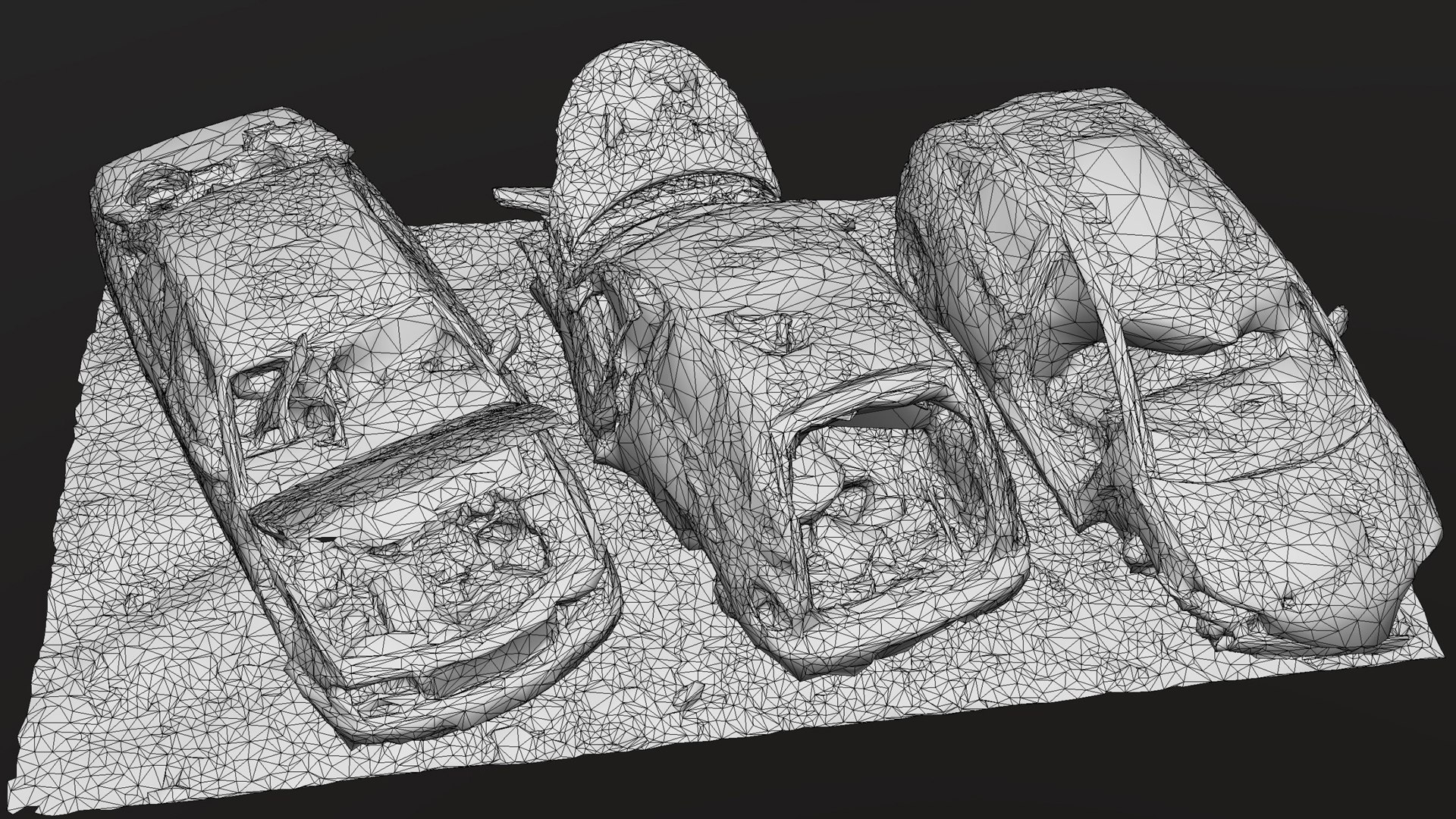 Car Wrecks Destroyed Ground Part3 RAW Photogrammetry 3D Model ...