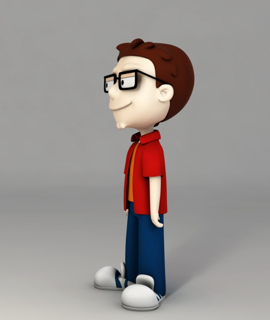 Steve Smith American Dad 3d Obj